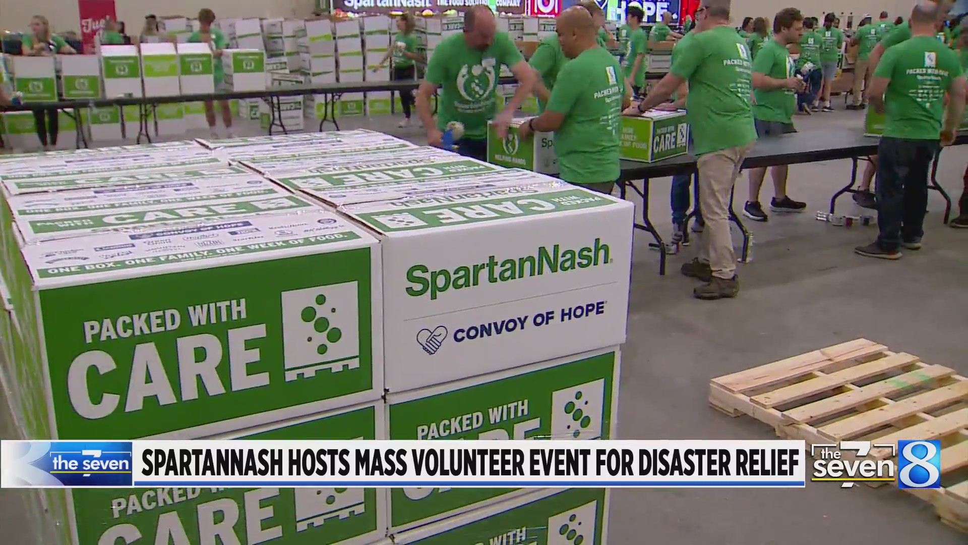 SpartanNash ‘Helping Hands’ pack meals for disaster relief – WOODTV.com