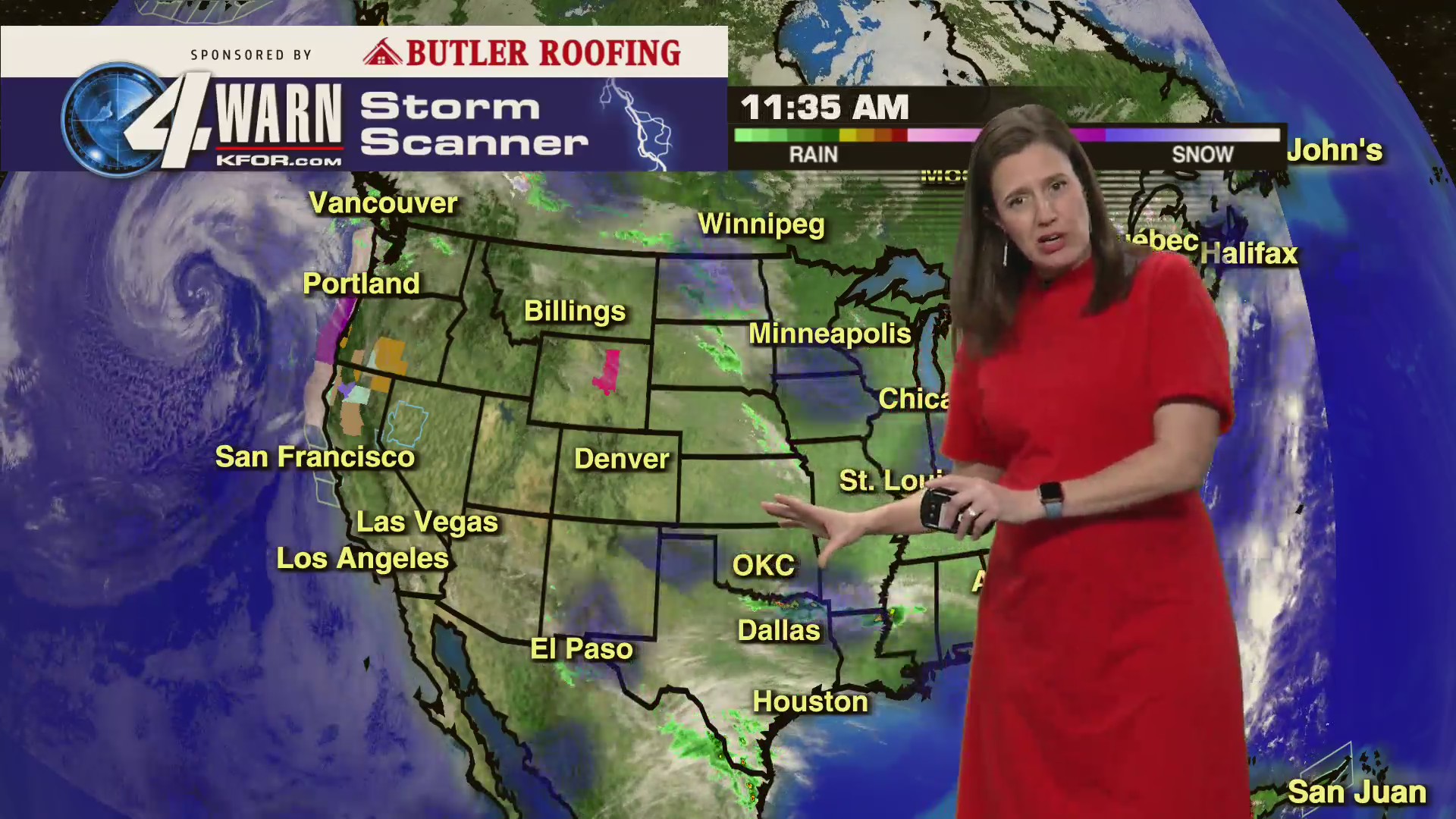 Emily Sutton details our rain chance for the next couple of days (3/26 ...