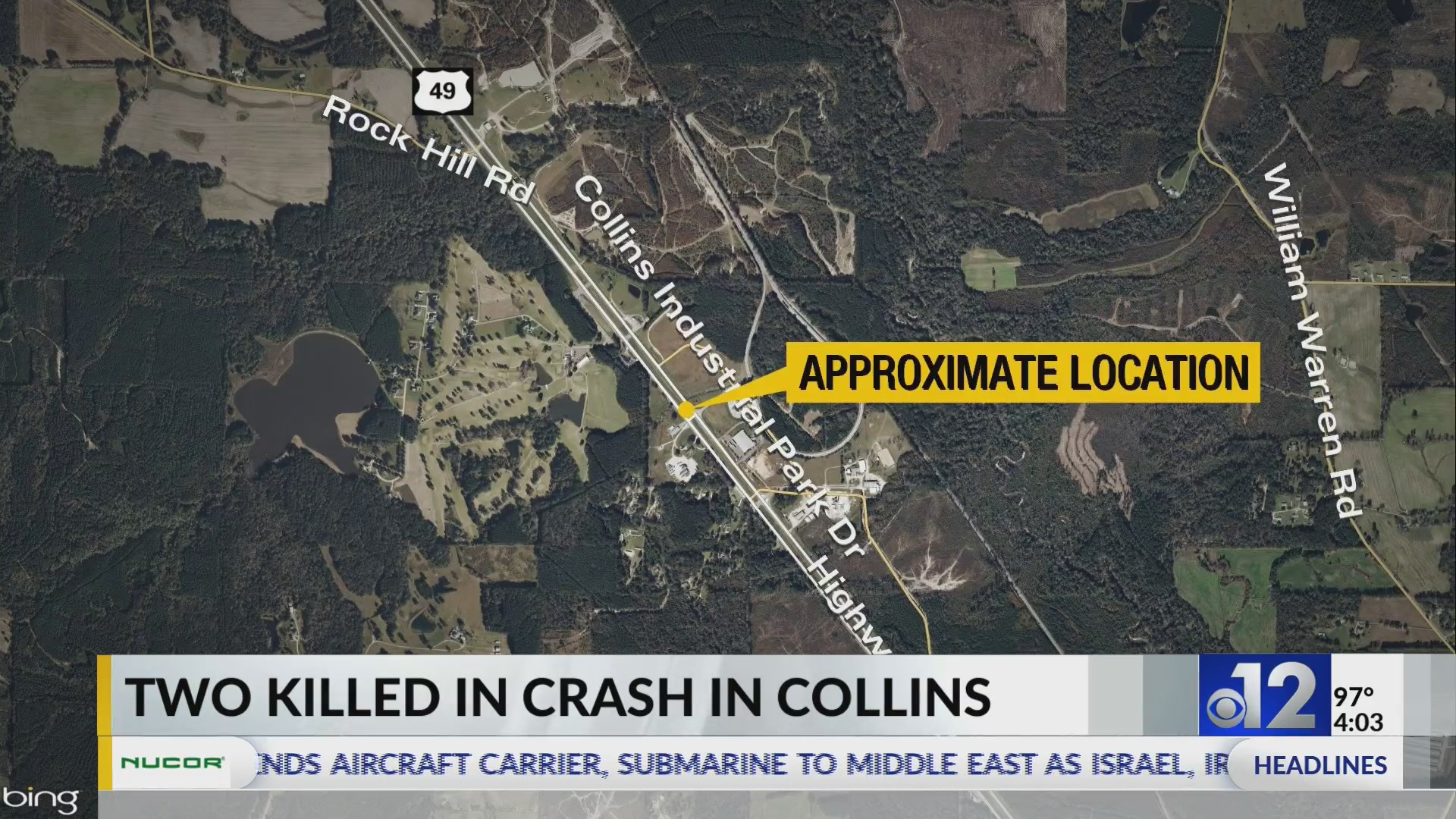 Two drivers killed in crash near Collins Industrial Park – WJTV