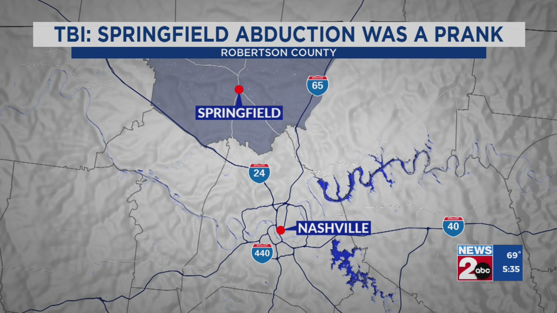 TBI: Springfield abduction was a prank – WKRN News 2