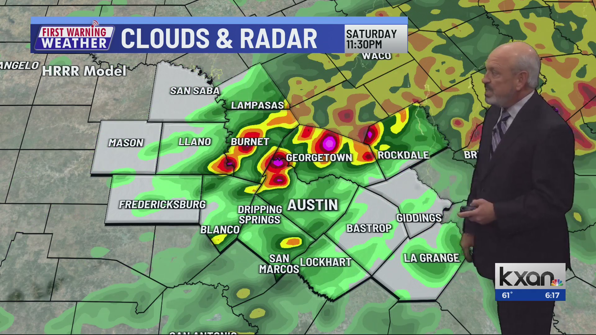 First Warning Weather with Jim Spencer – KXAN Austin