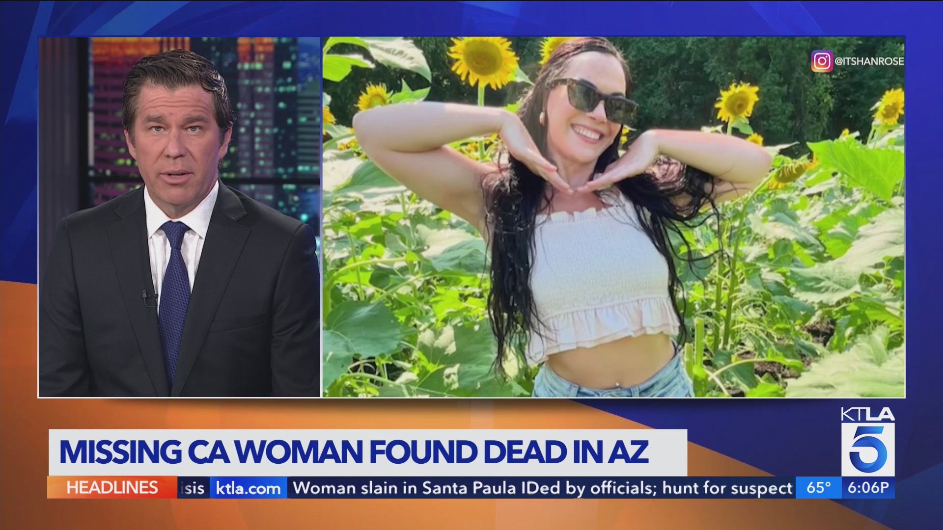 Woman from California reported missing found dead in Arizona – KTLA