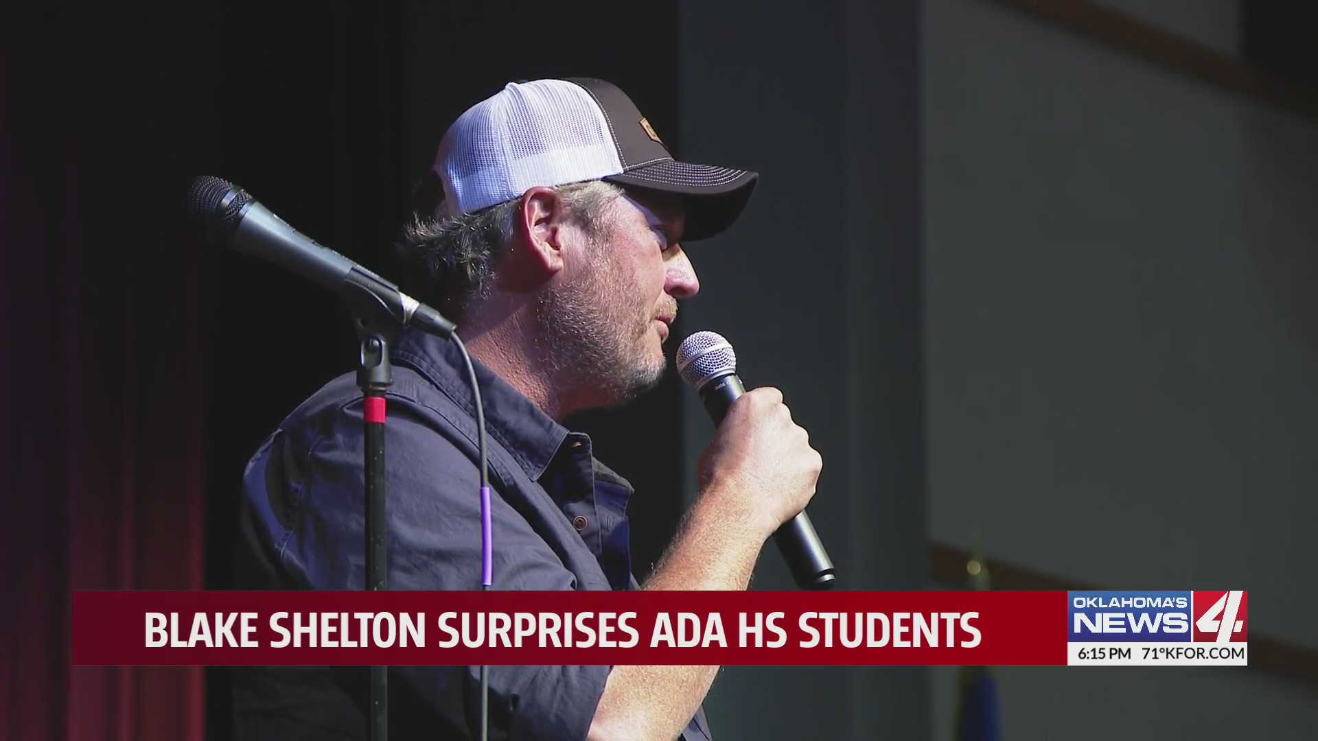 Blake Shelton surprises Ada HS students – KFOR.com Oklahoma City