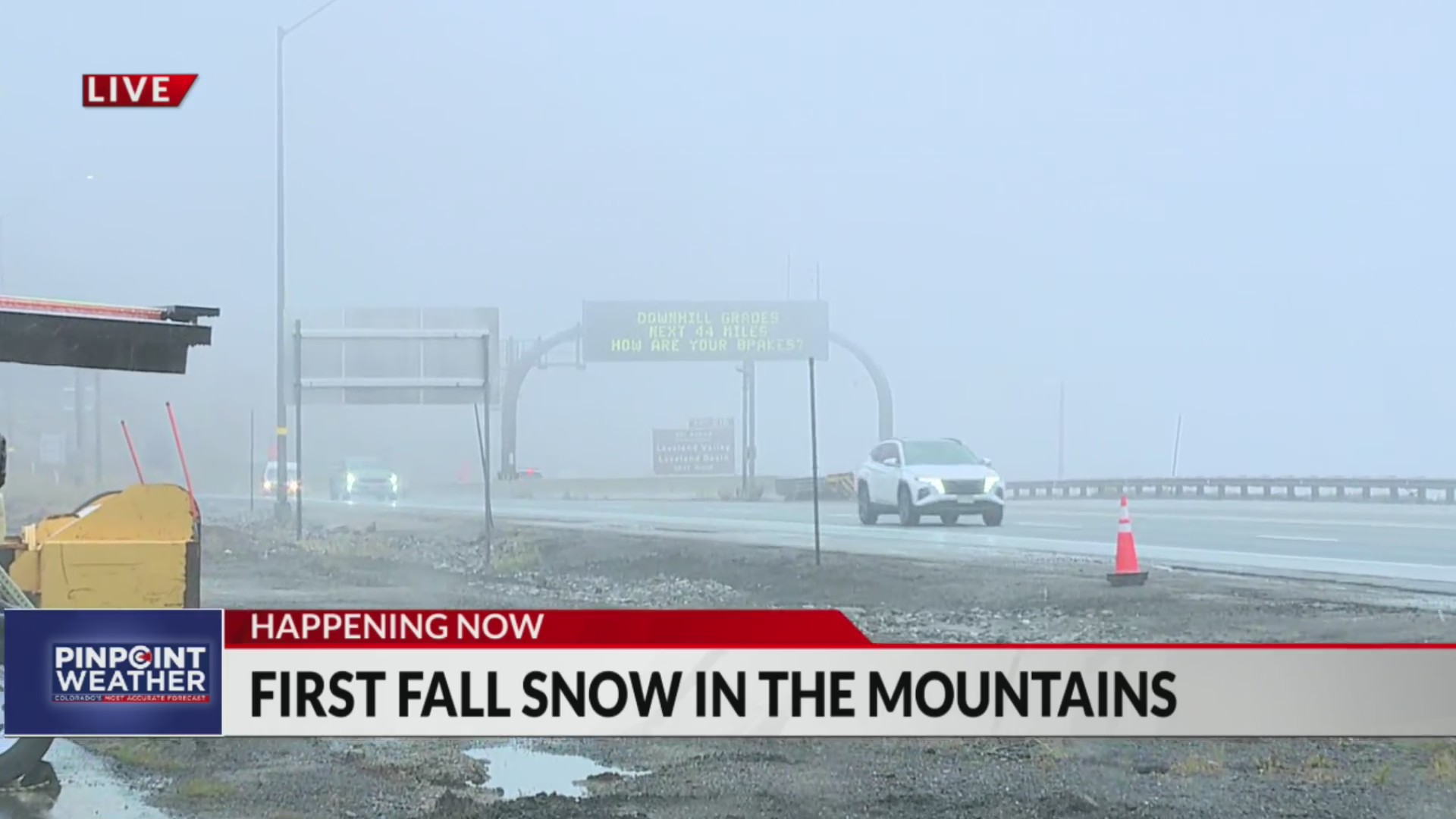 First fall snow in the mountains – FOX31 Denver