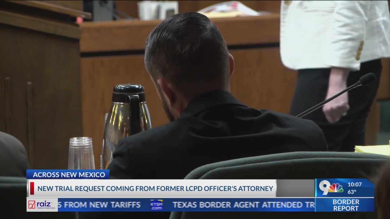 Ex-LCPD officer’s attorneys request new trial – KTSM 9 News