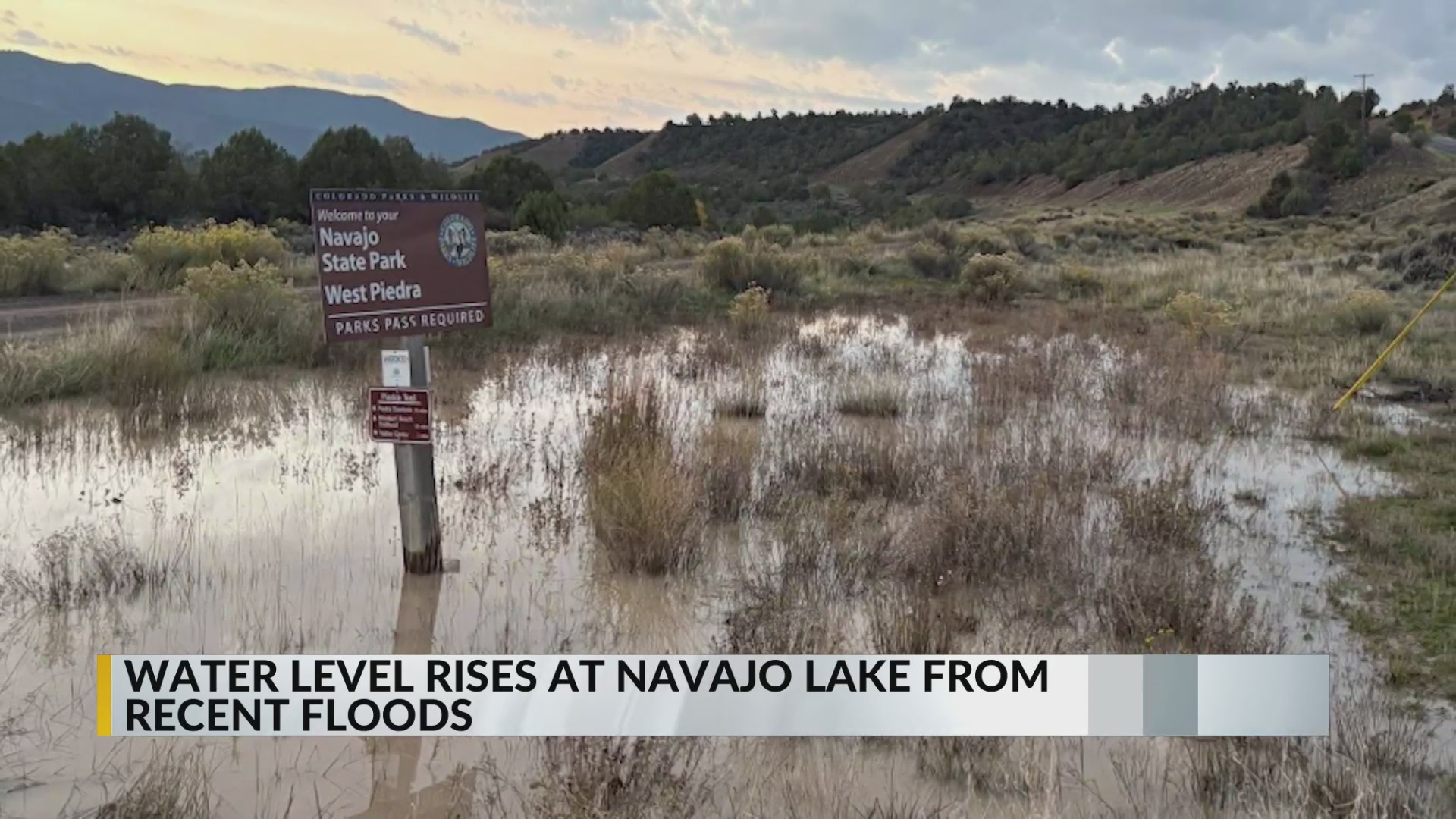 Water level rises at Navajo Lake from recent floods – KRQE NEWS 13 ...