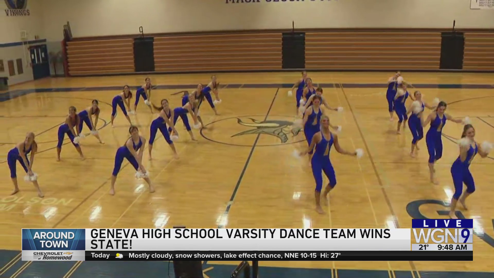 Around Town – Geneva High School Varsity Dance Team – WGN-TV