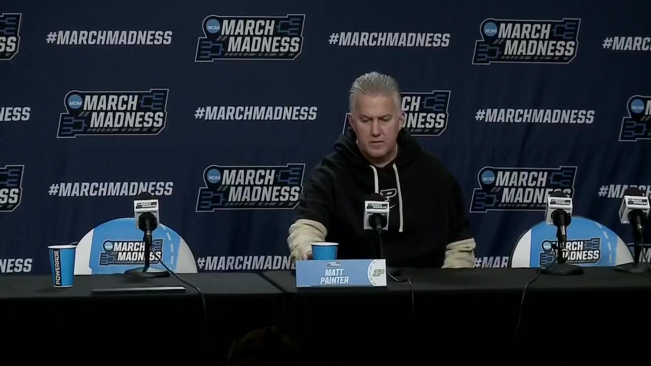 Purdue Coach Matt Painter speaks following round 1 victory – Eyewitness ...