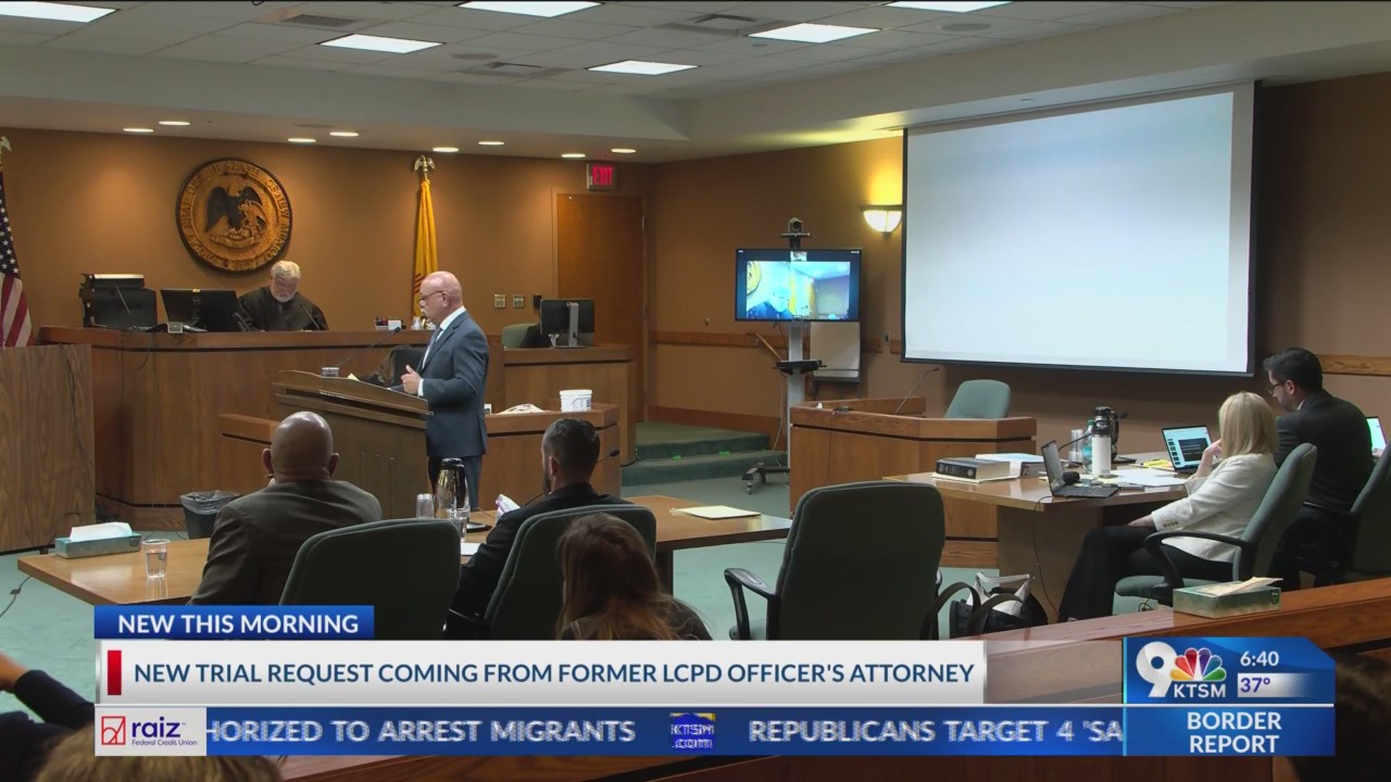 New trial request coming from former LCPD officer’s attorney – KTSM 9 News