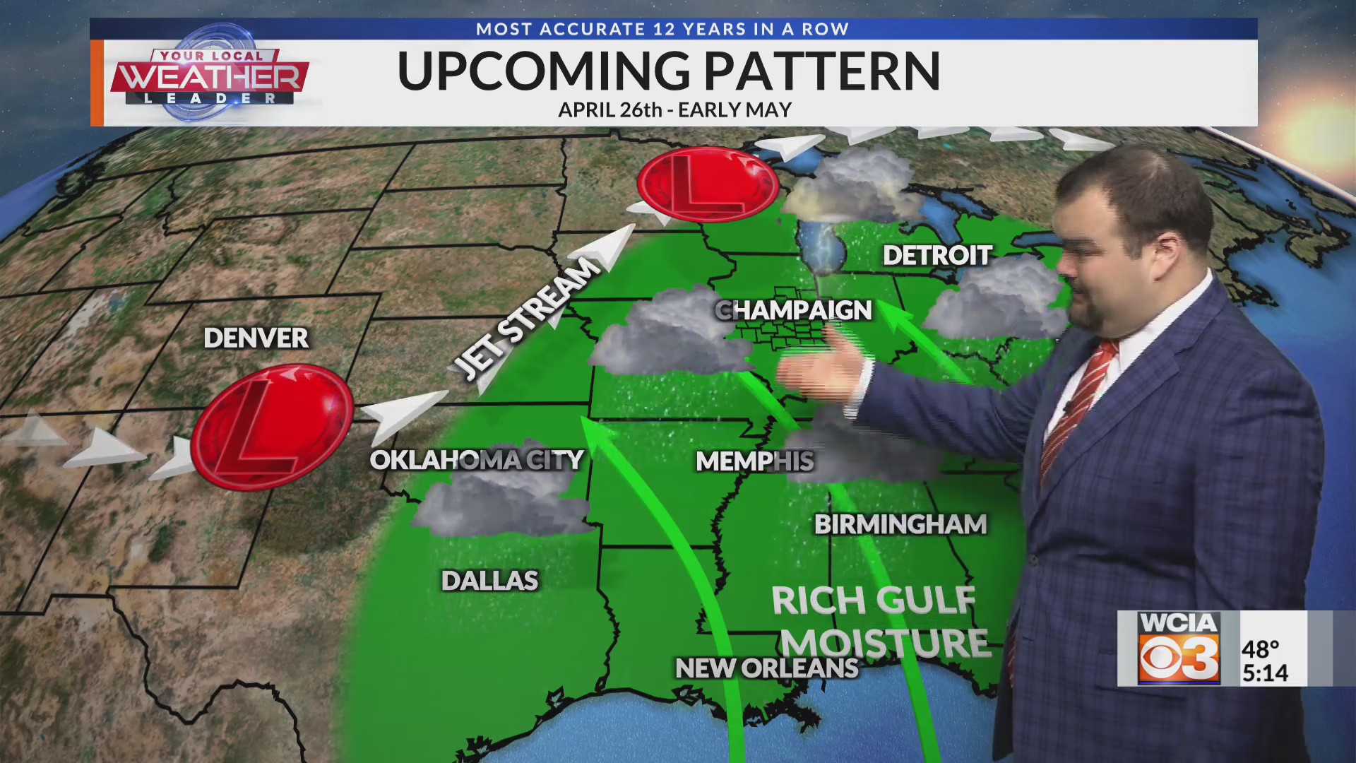 Weather Now: Stormy End to 7 Day Forecast – WCIA.com