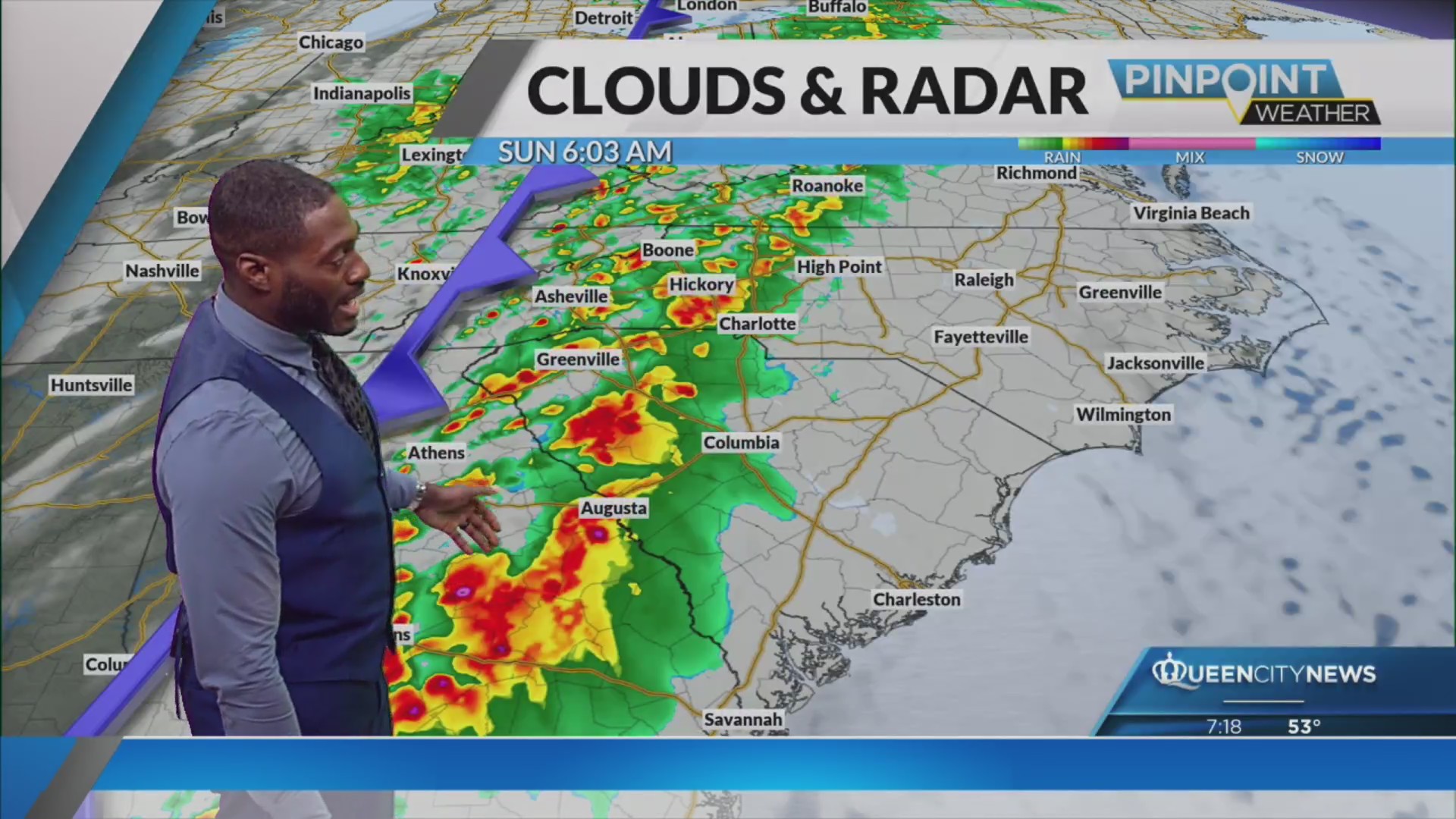 Severe weather, damaging winds expected this weekend in Carolinas ...