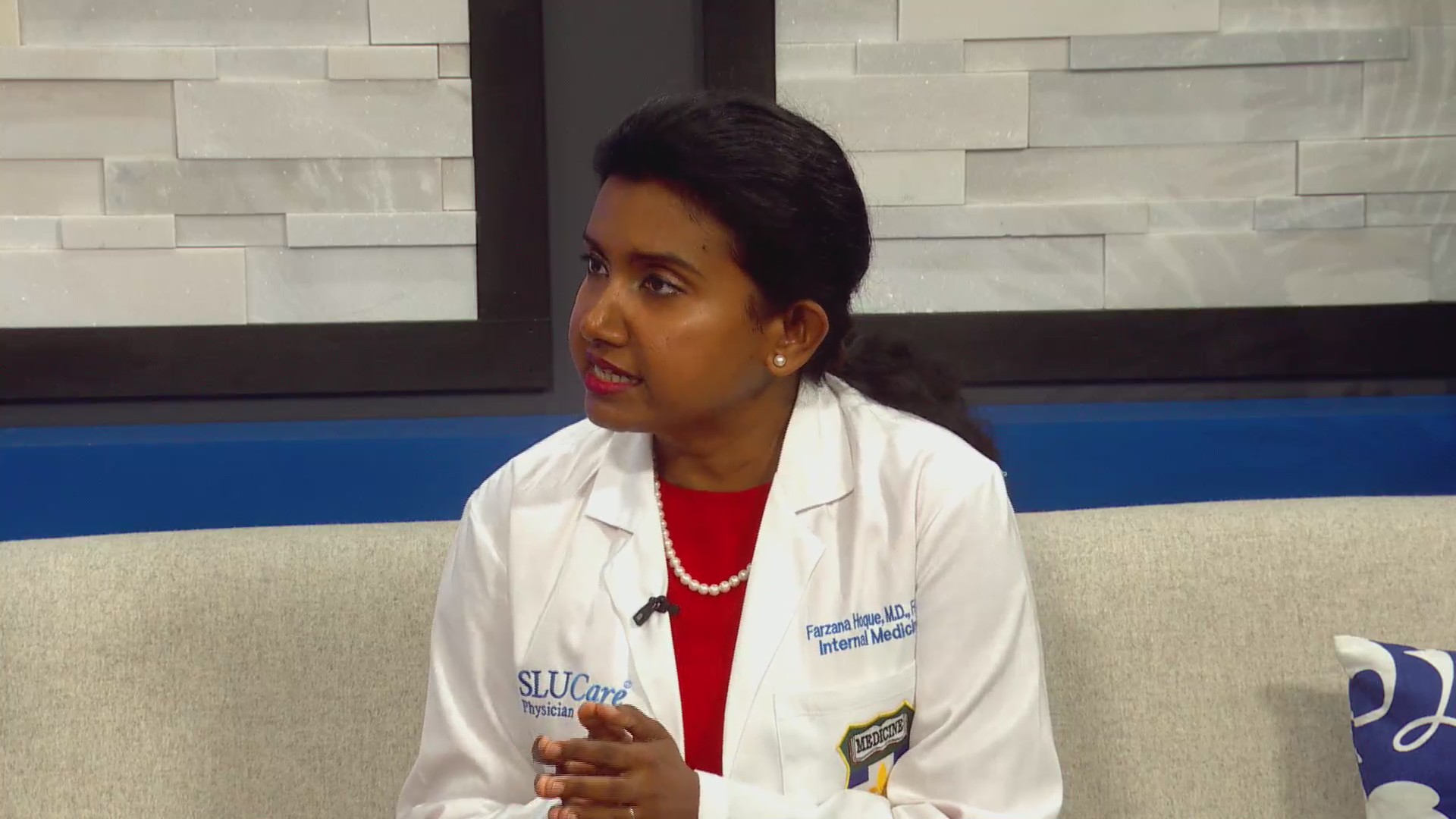 Dr. Farzana Hoque is a hospitalist who treats patients at Saint Louis ...