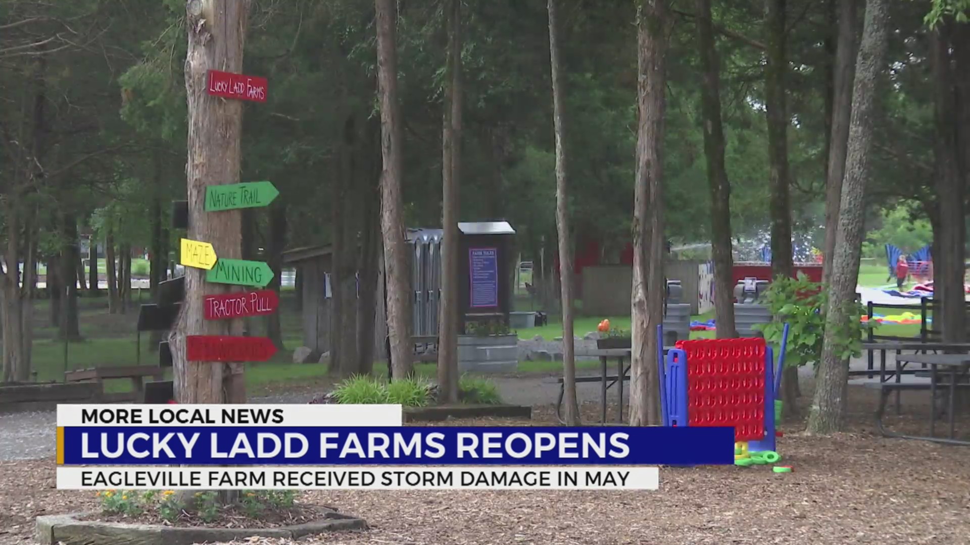Lucky Ladd Farms reopens in Eagleville after being damaged in May storm ...