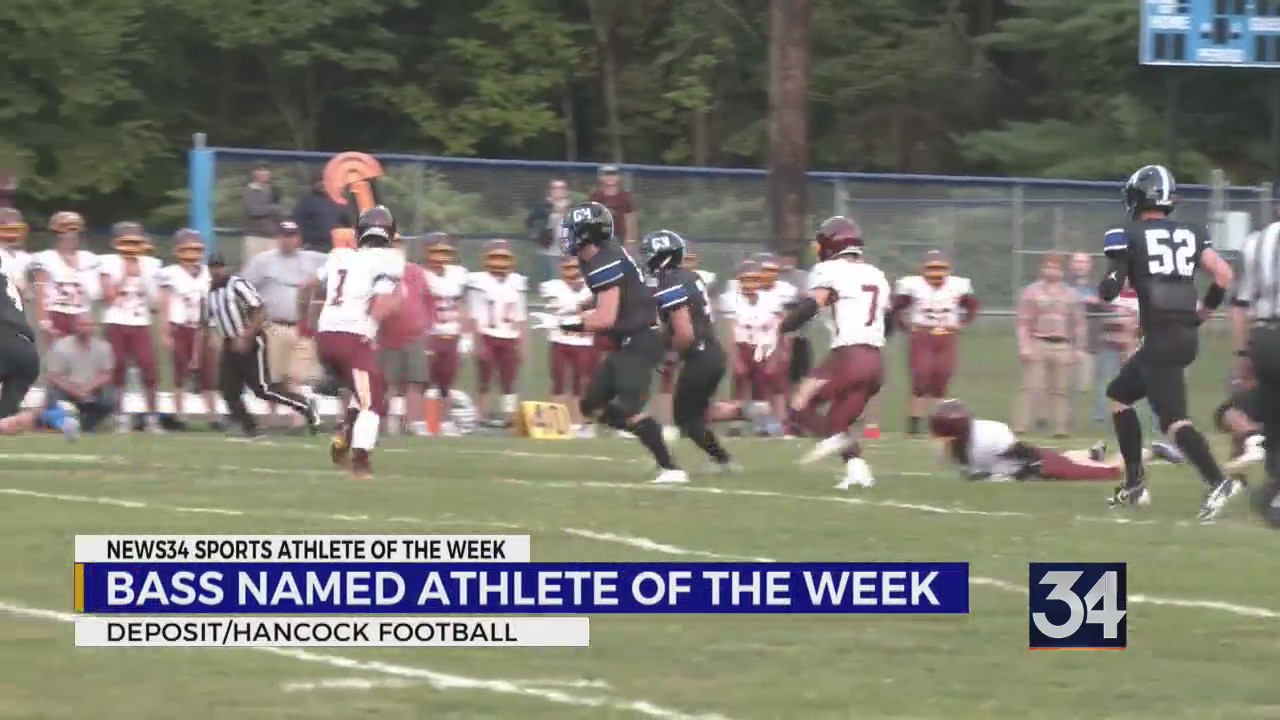 Deposit/Hancock’s Noah Bass earns News34 Sports’ Athlete of the Week ...