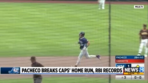 Pacheco breaks Caps’ home run, RBI records – WOODTV.com