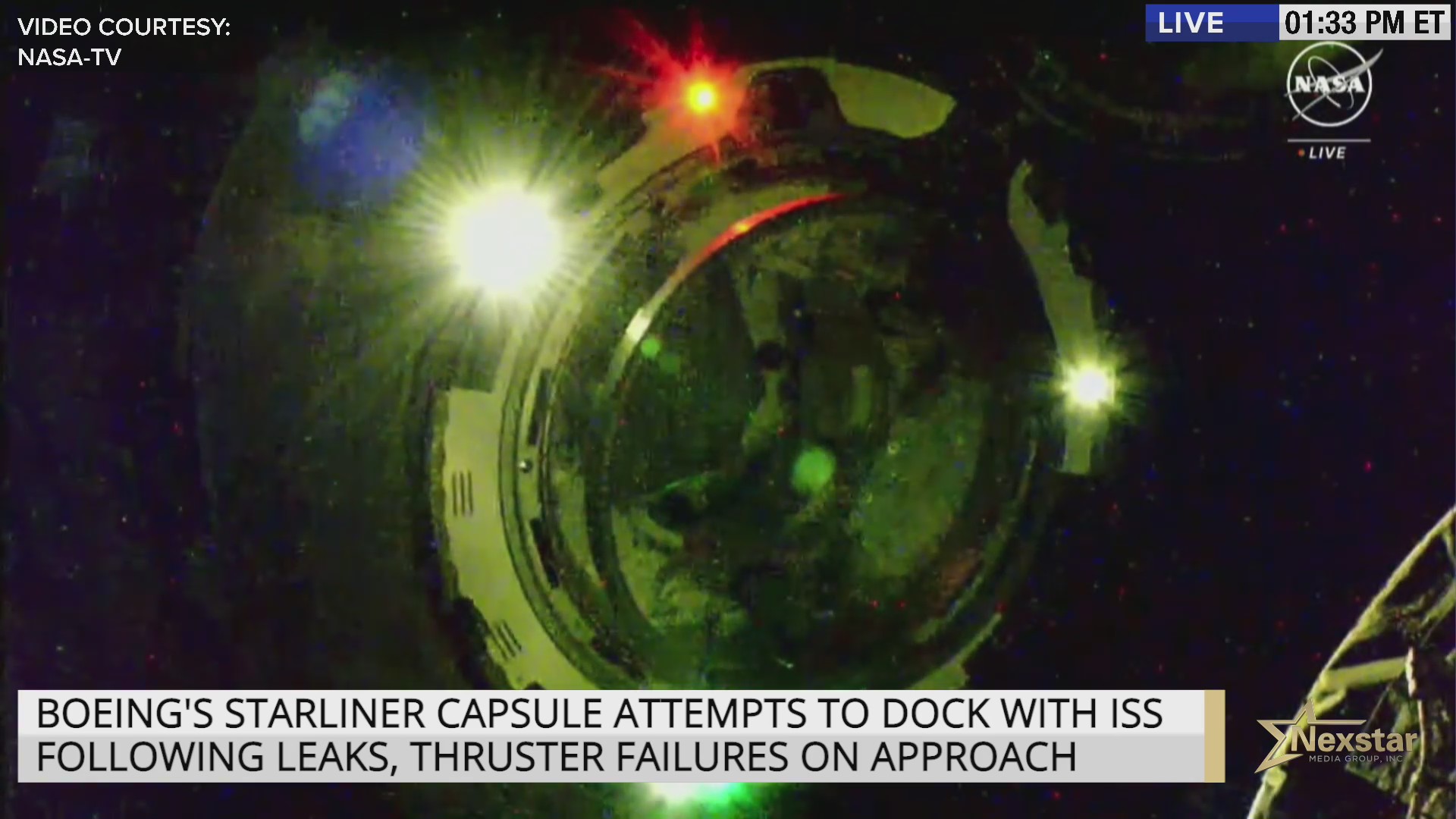 Starliner Docks with ISS – WFLA