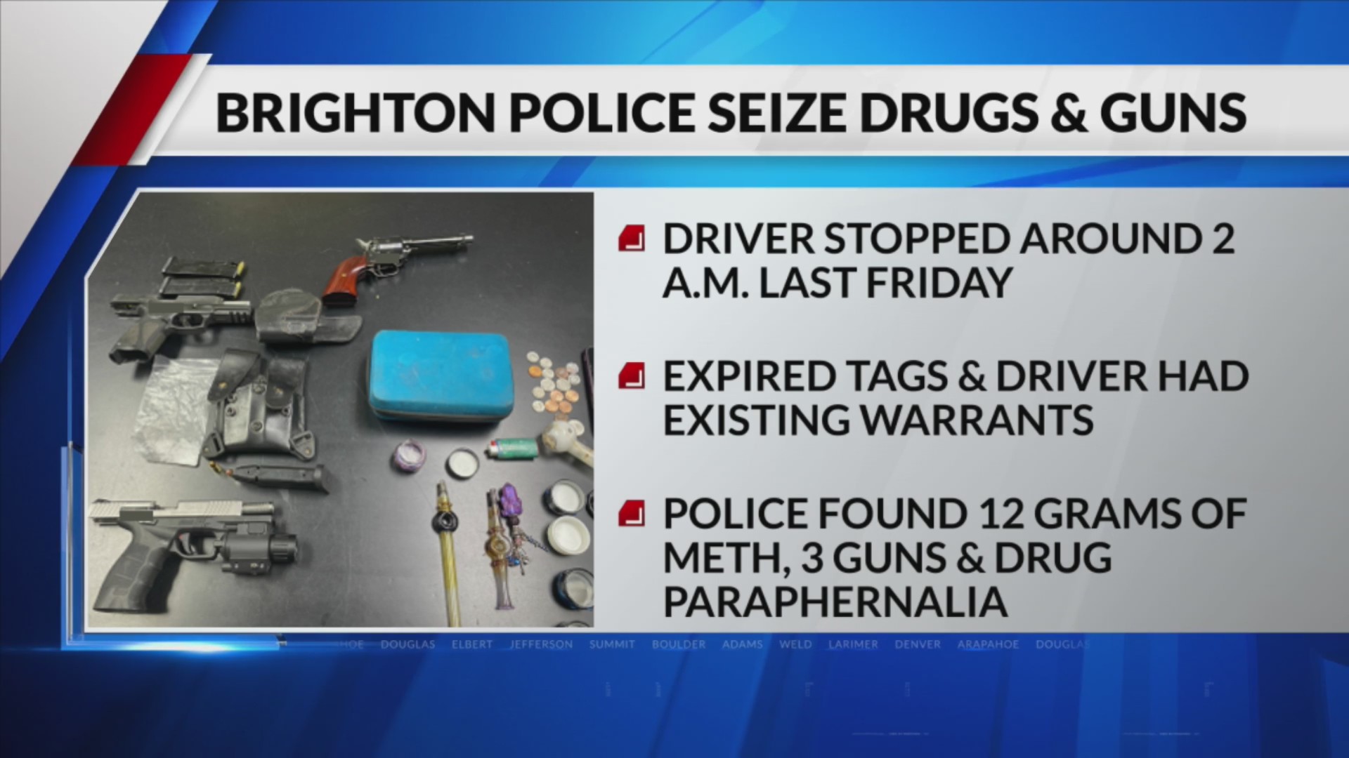 Multiple drug busts reported by Brighton police – FOX31 Denver