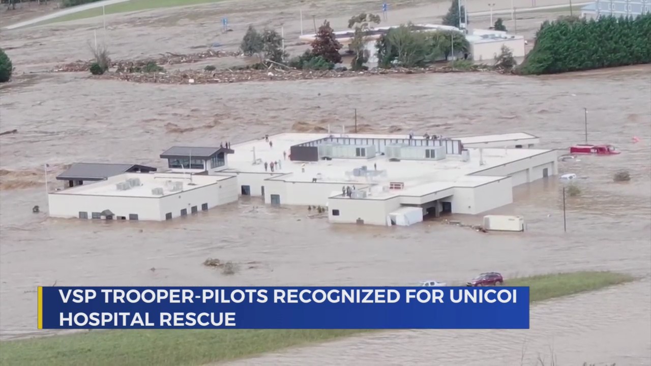VSP pilots recognized for Unicoi County Hospital rescue – WJHL | Tri ...