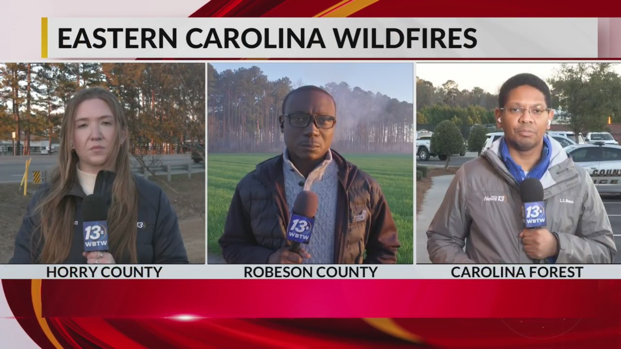 News13 at 6: Wildfire team coverage – WBTW