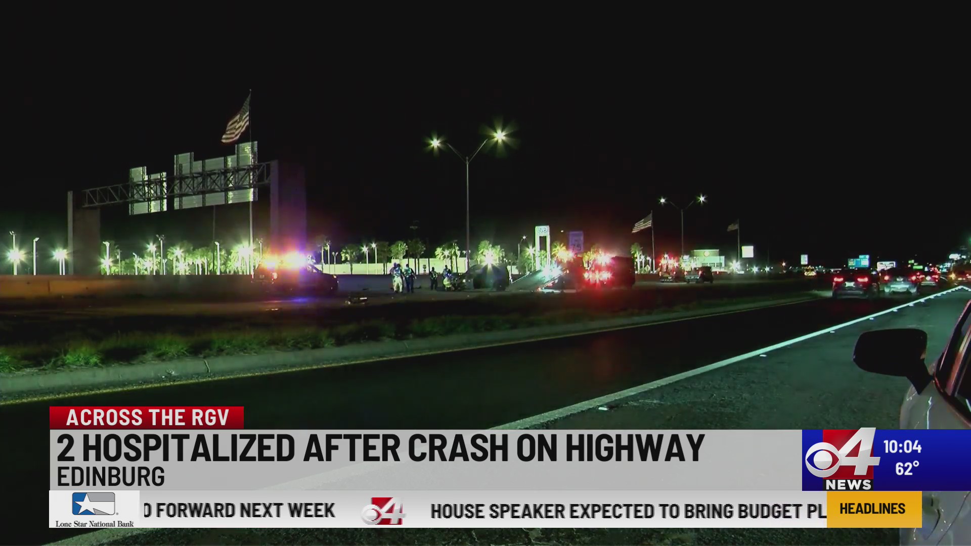 2 hospitalized after major crash in Edinburg – KVEO-TV