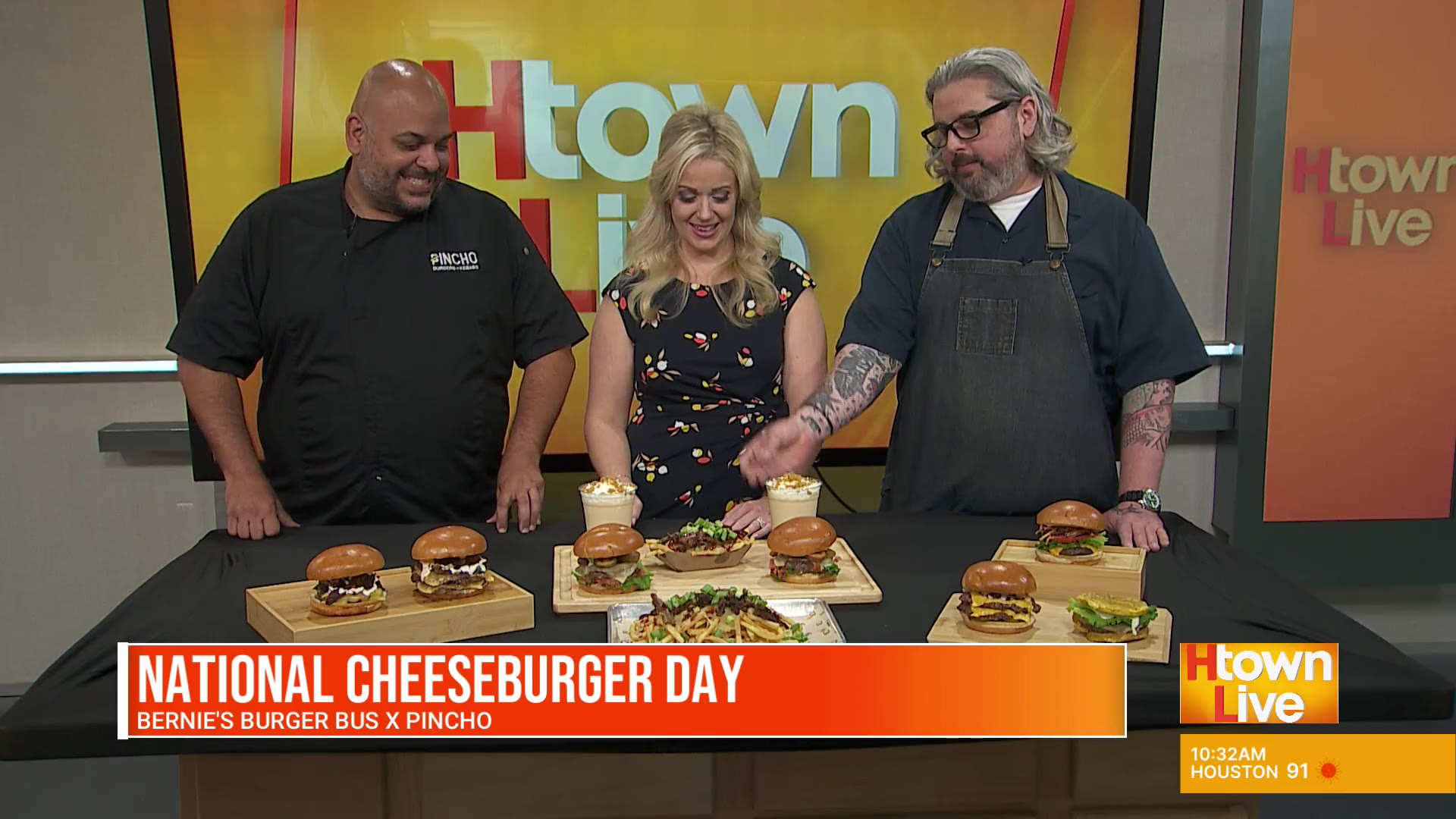 National Cheeseburger Day: Bernie’s Burger Bus x Pincho – CW39 Houston