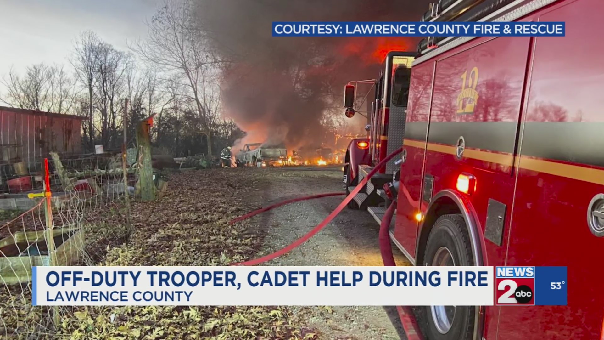 Off-duty THP trooper, cadet help residents protect property amid ...
