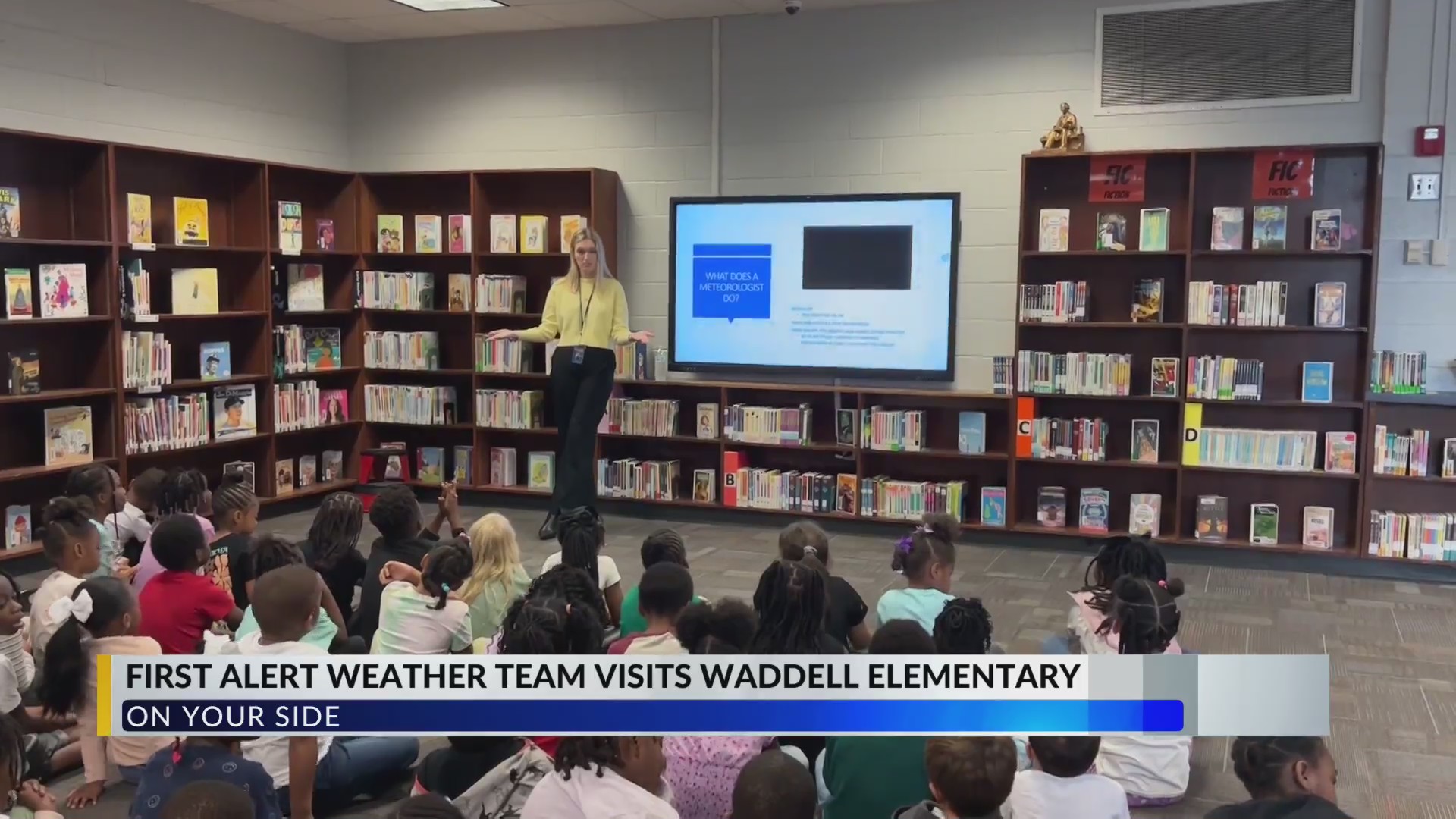 Waddell Elementary School Visit with Meteorologist Kaylee Barbee – WRBL