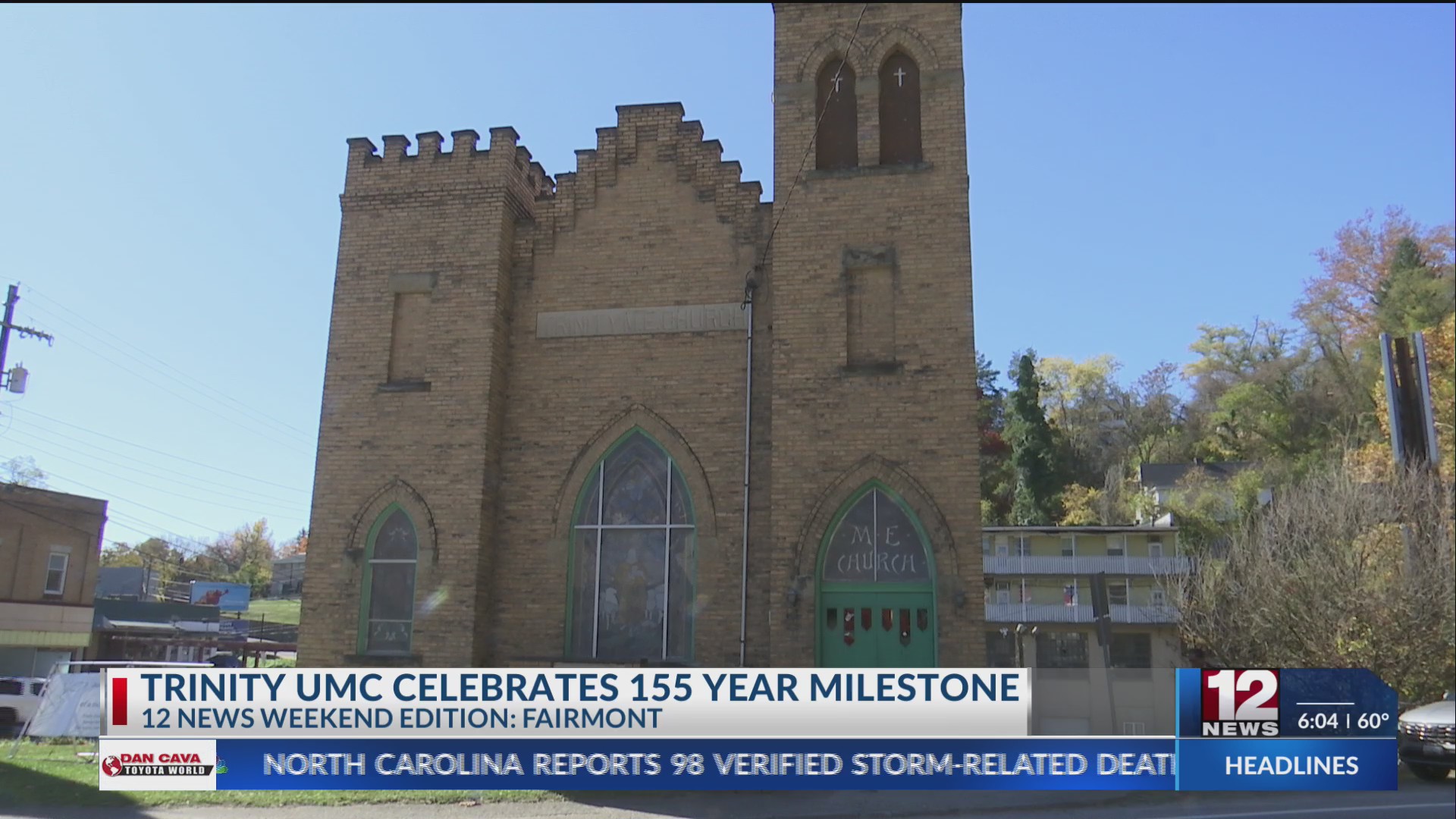 Trinity United Methodist Church celebrates 155-year milestone – WBOY.com
