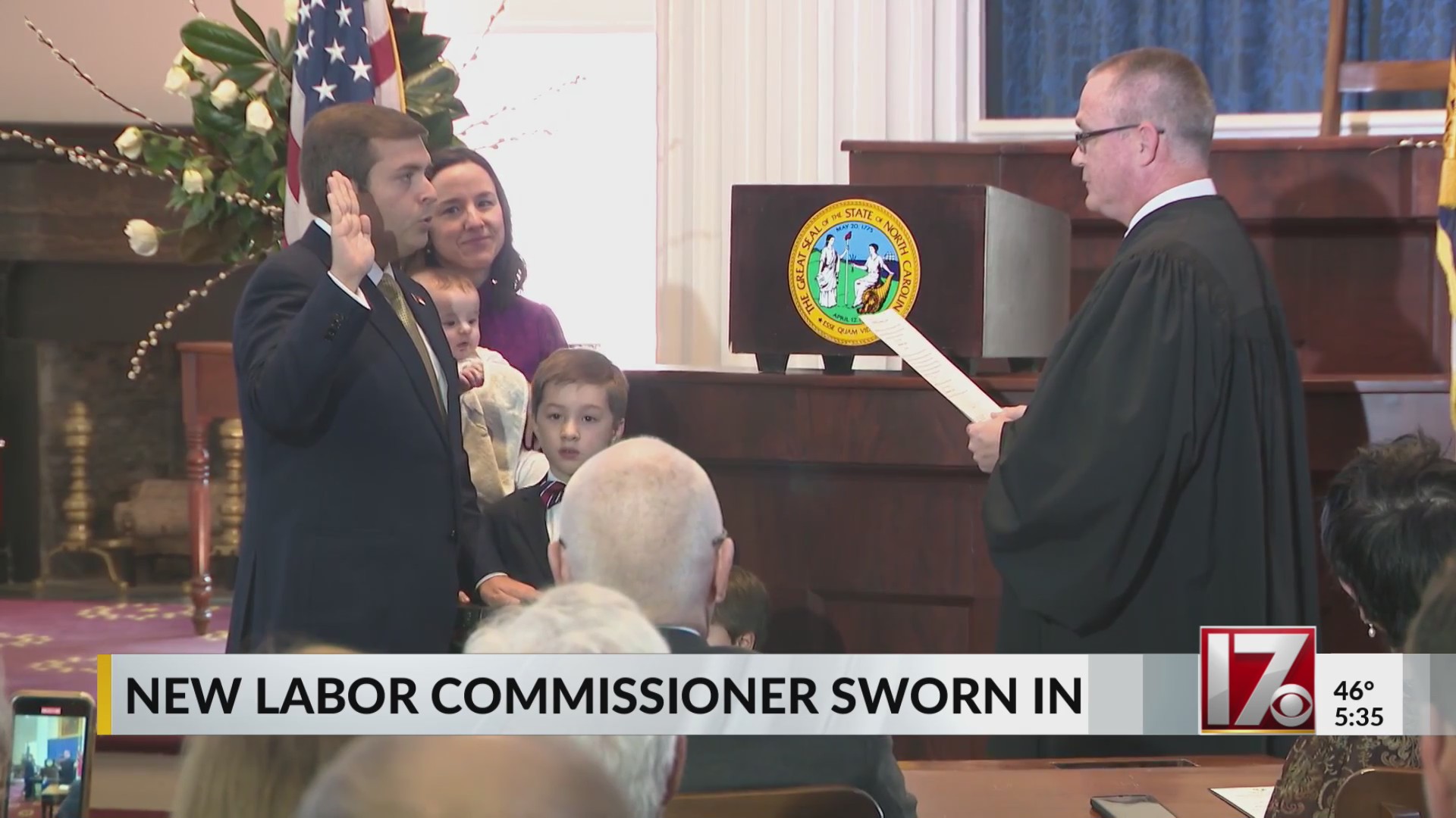 New NC Commissioner of Labor sworn in – CBS17.com