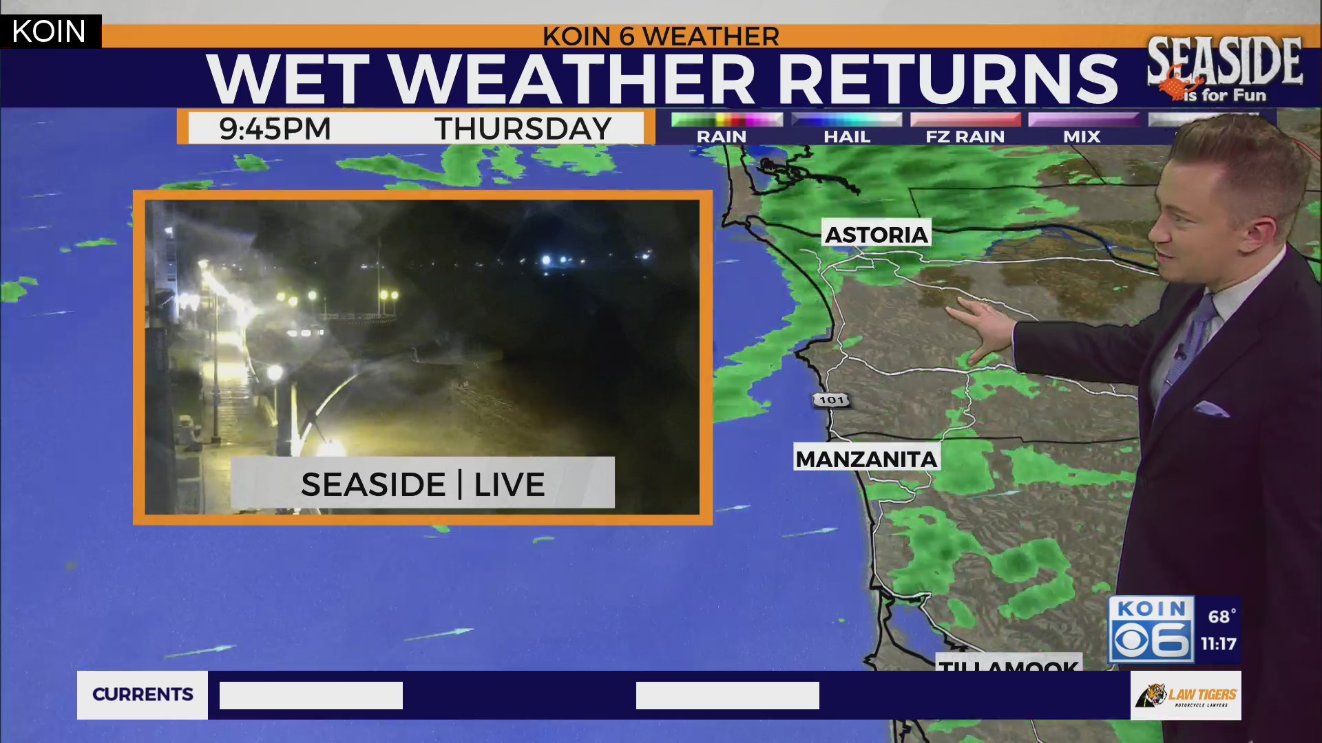 Rain returns to the PNW Friday morning – KOIN.com