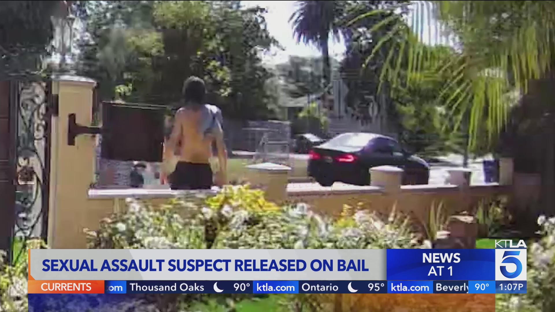 Suspect in sexual assault of woman in Brentwood released on bond – KTLA