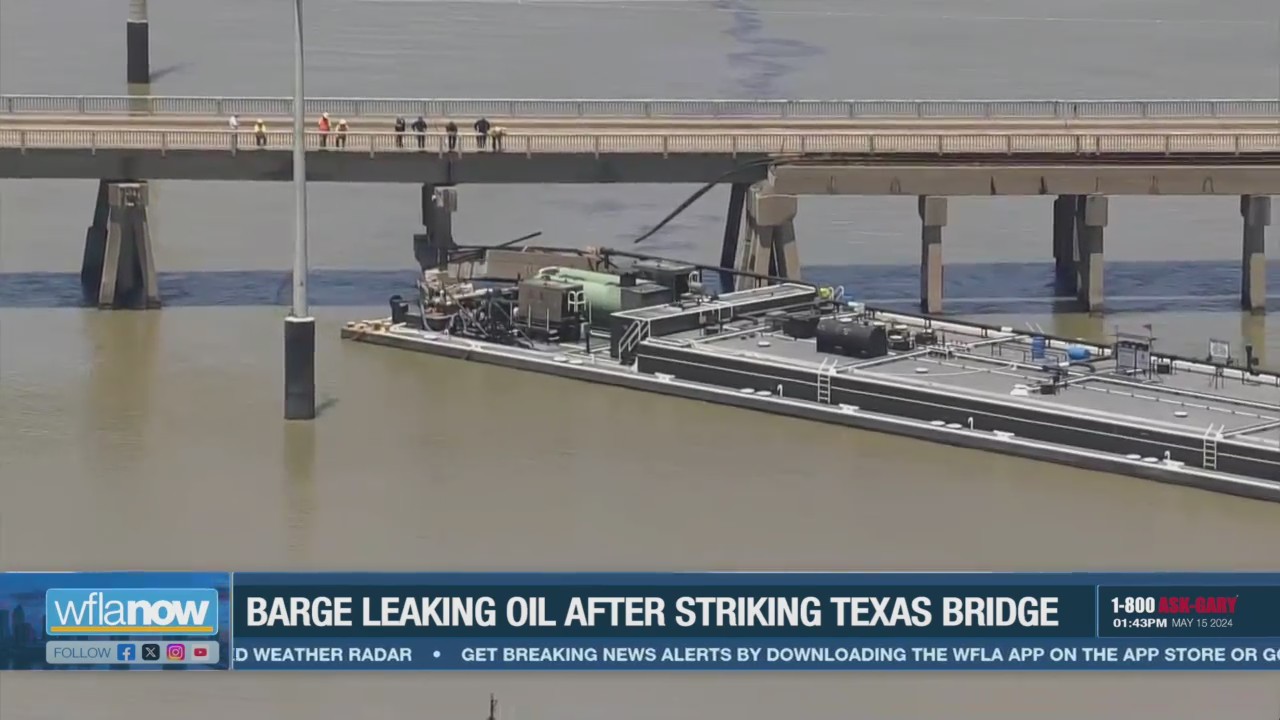 Barge strike shuts down Texas bridge – WFLA