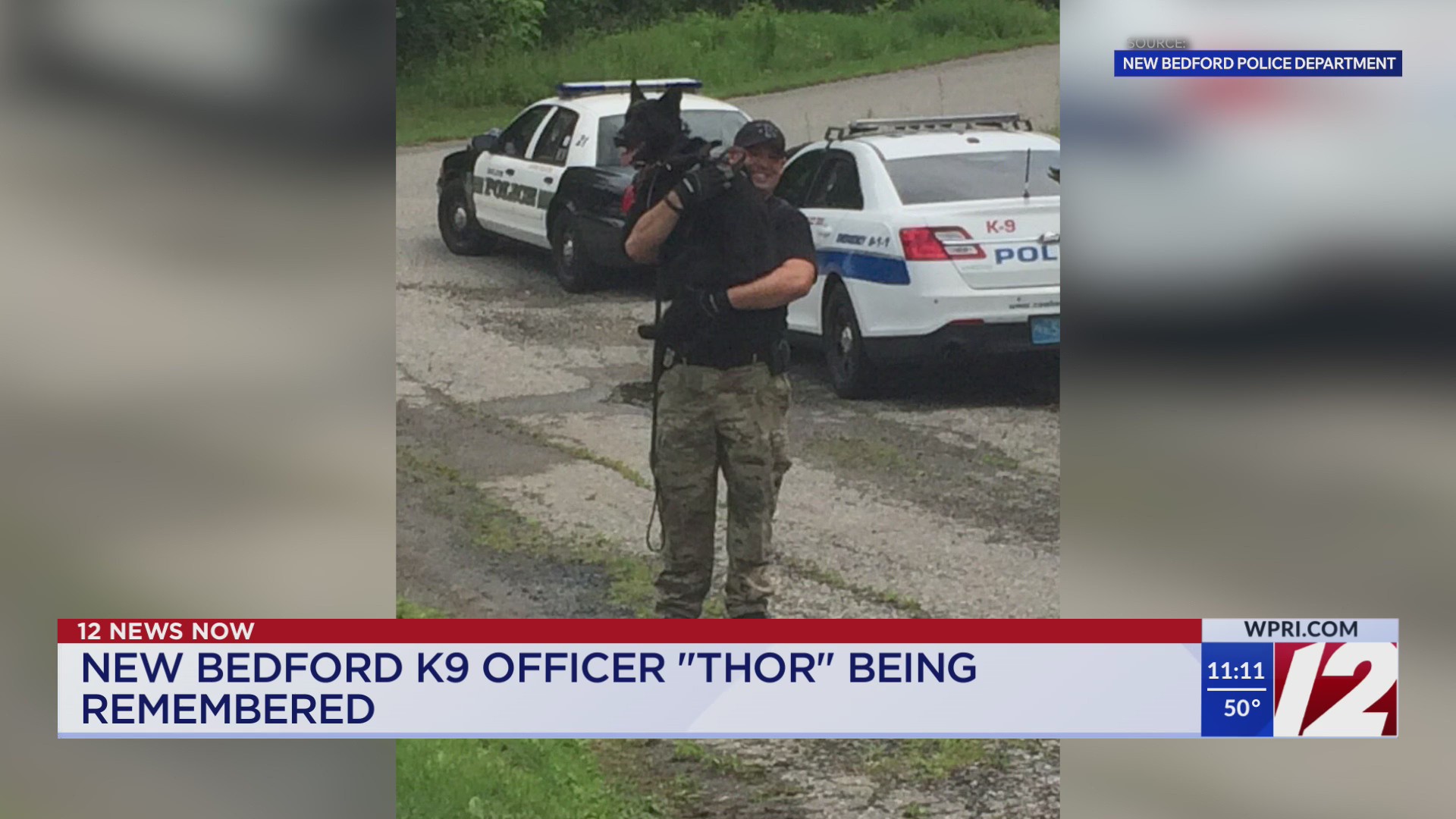 Former New Bedford K-9 Thor passes away – WPRI.com
