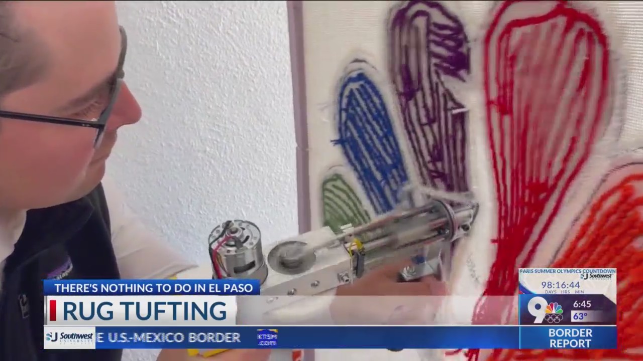 There’s Nothing to do in El Paso: Rug tufting workshop – KTSM 9 News