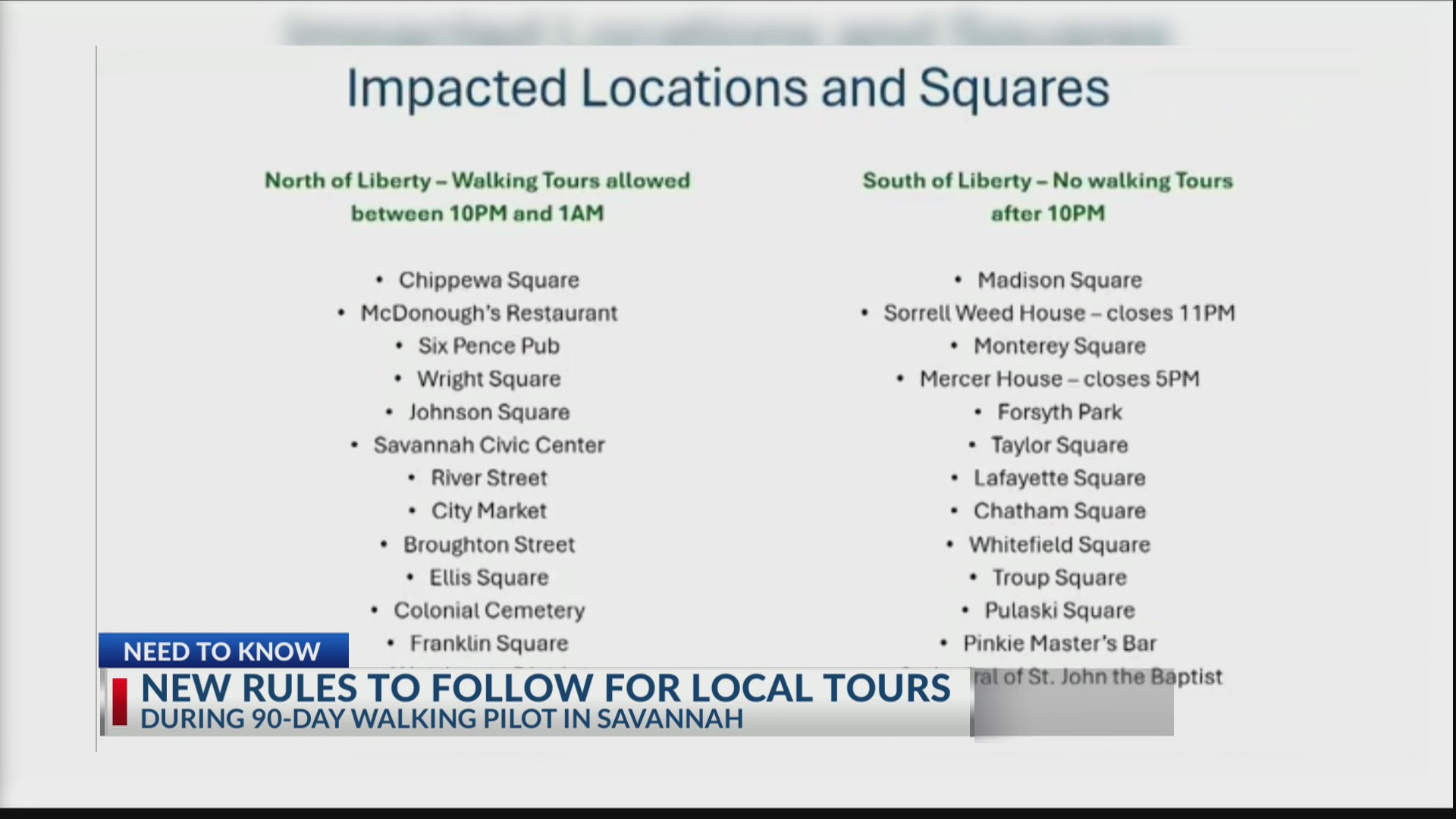 City of Savannah goes forward with walking tour pilot program – WSAV-TV