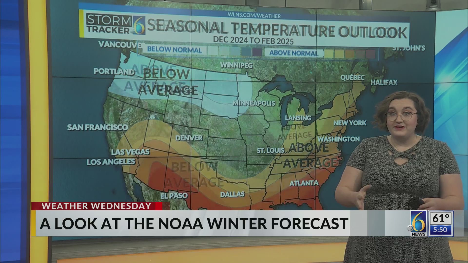 A look at the NOAA winter forecast – WLNS 6 News