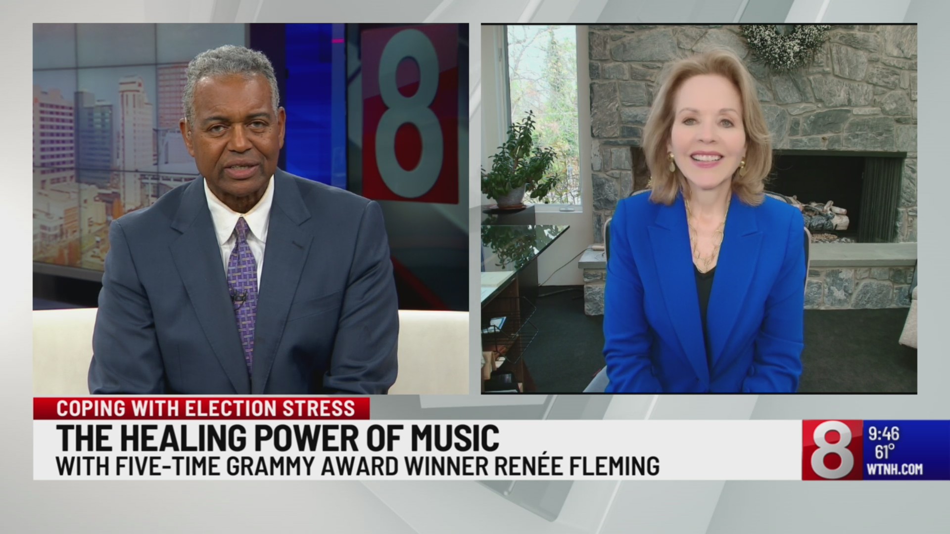 Renée Fleming shares how music can help with Election Day stress – WTNH.com
