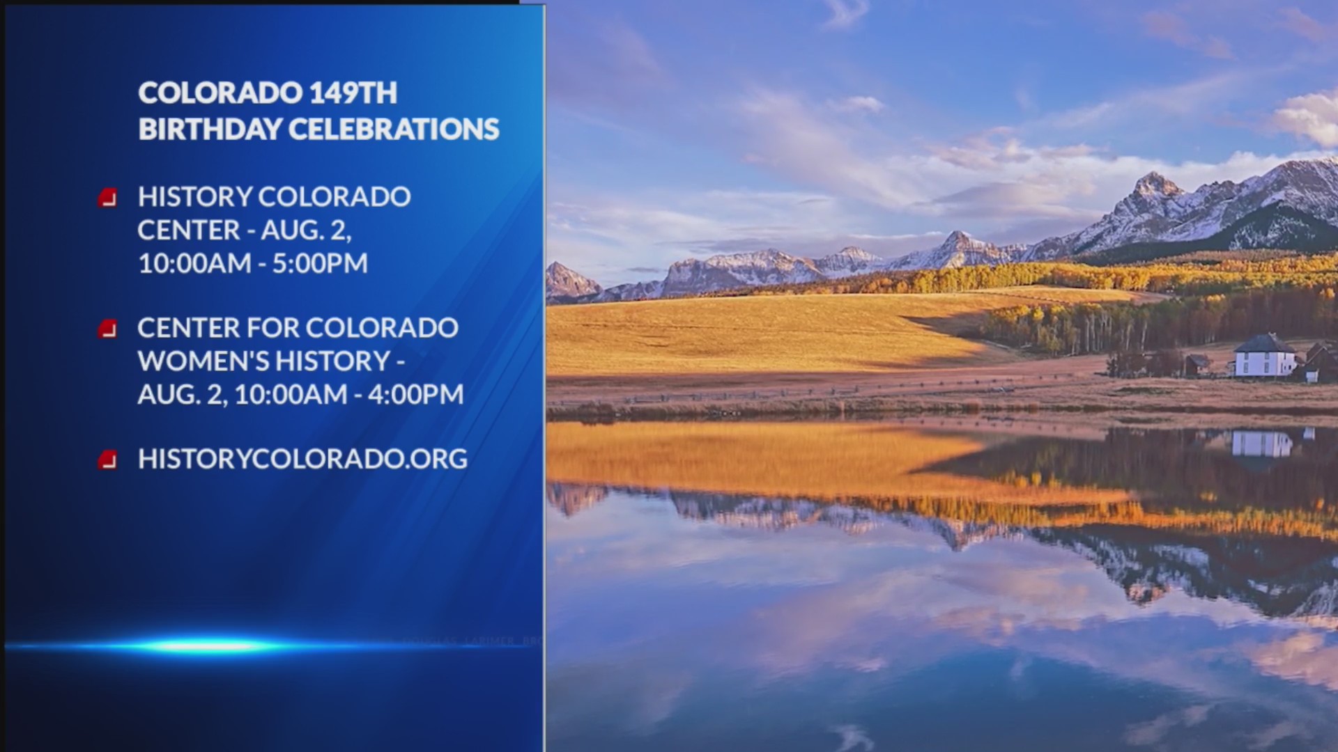 Colorado Day 2025: State celebrates birthday Friday – FOX31 Denver