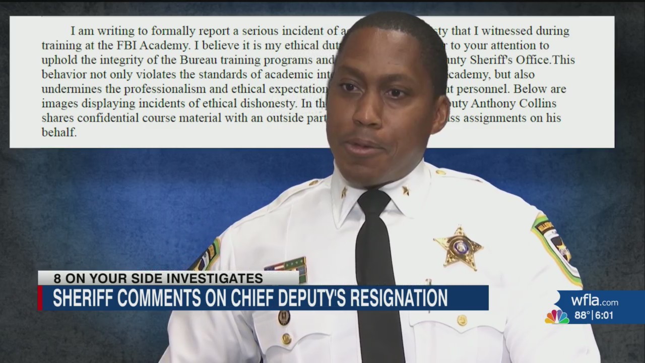 Sheriff Chronister heartbroken over chief deputy’s resignation after ...