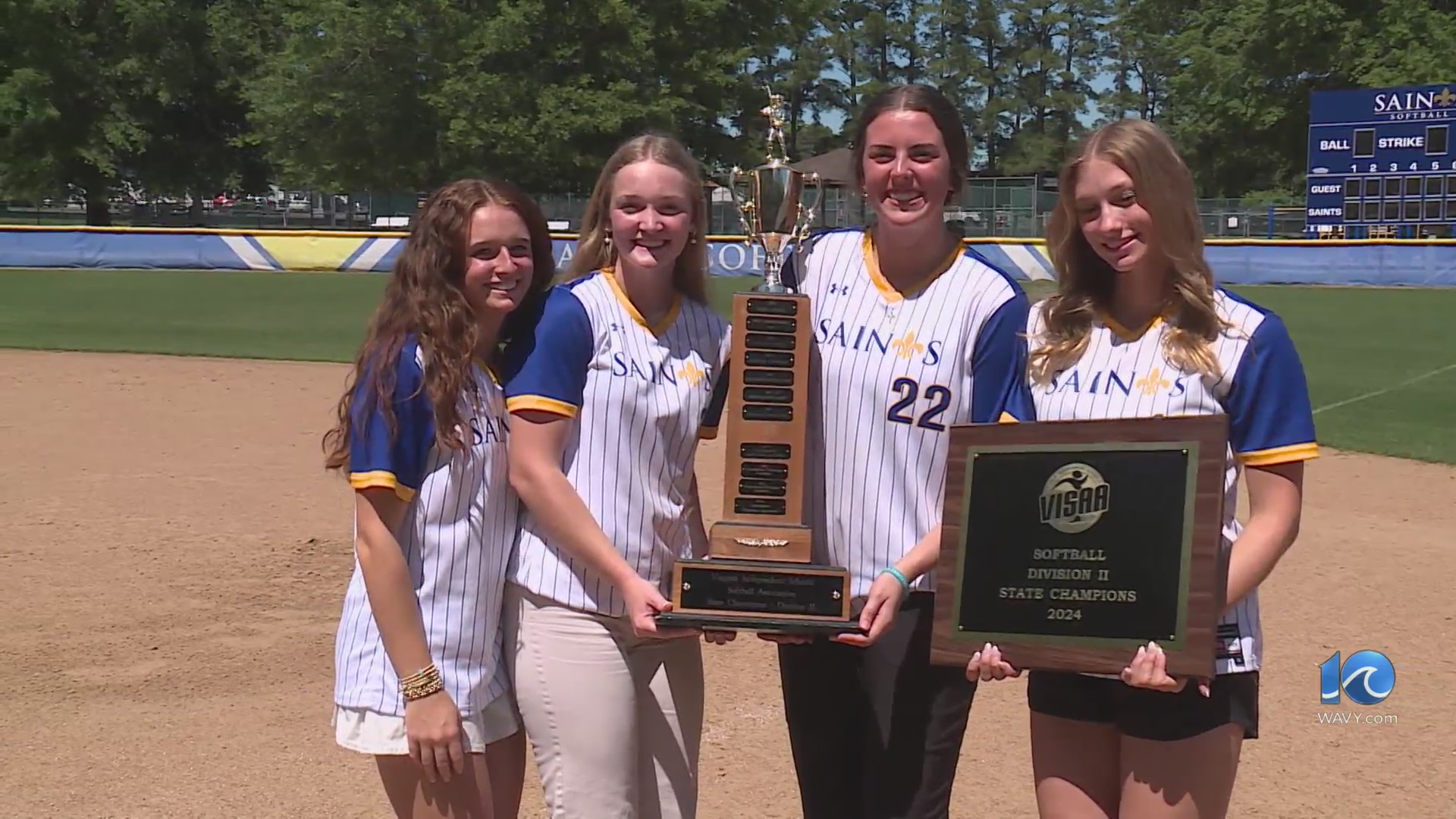 NSA softball celebrates 5th-straight state title – WAVY.com