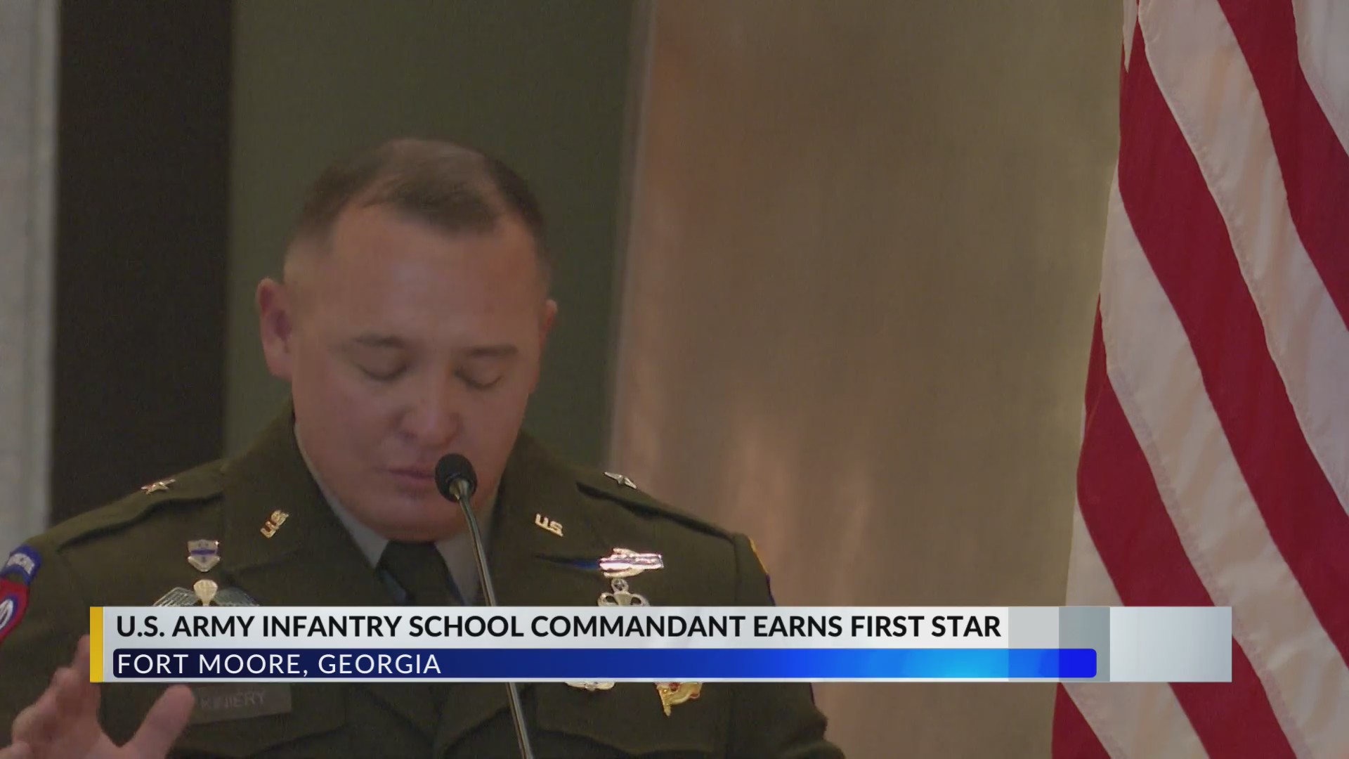 U.S. Army Infantry School Commandant earns first star – WRBL