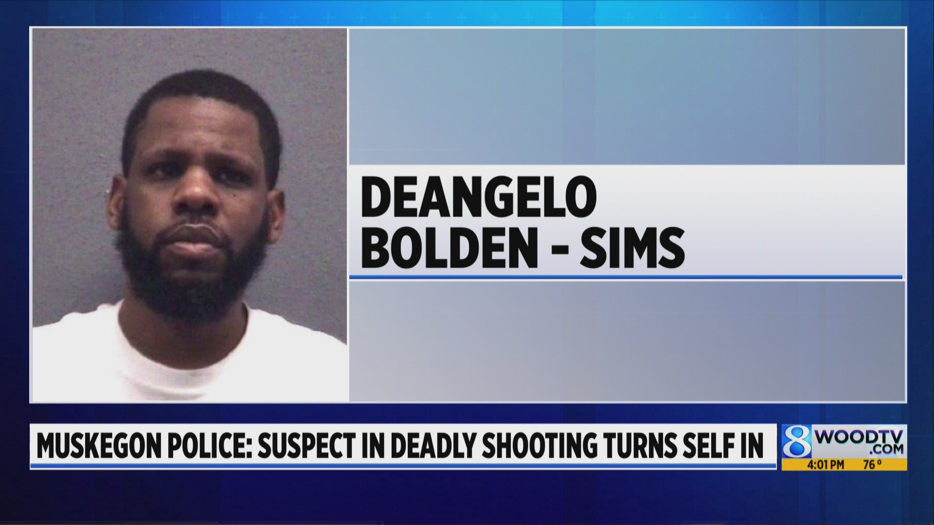 Muskegon police: Suspect in deadly shooting turns self in – WOODTV.com