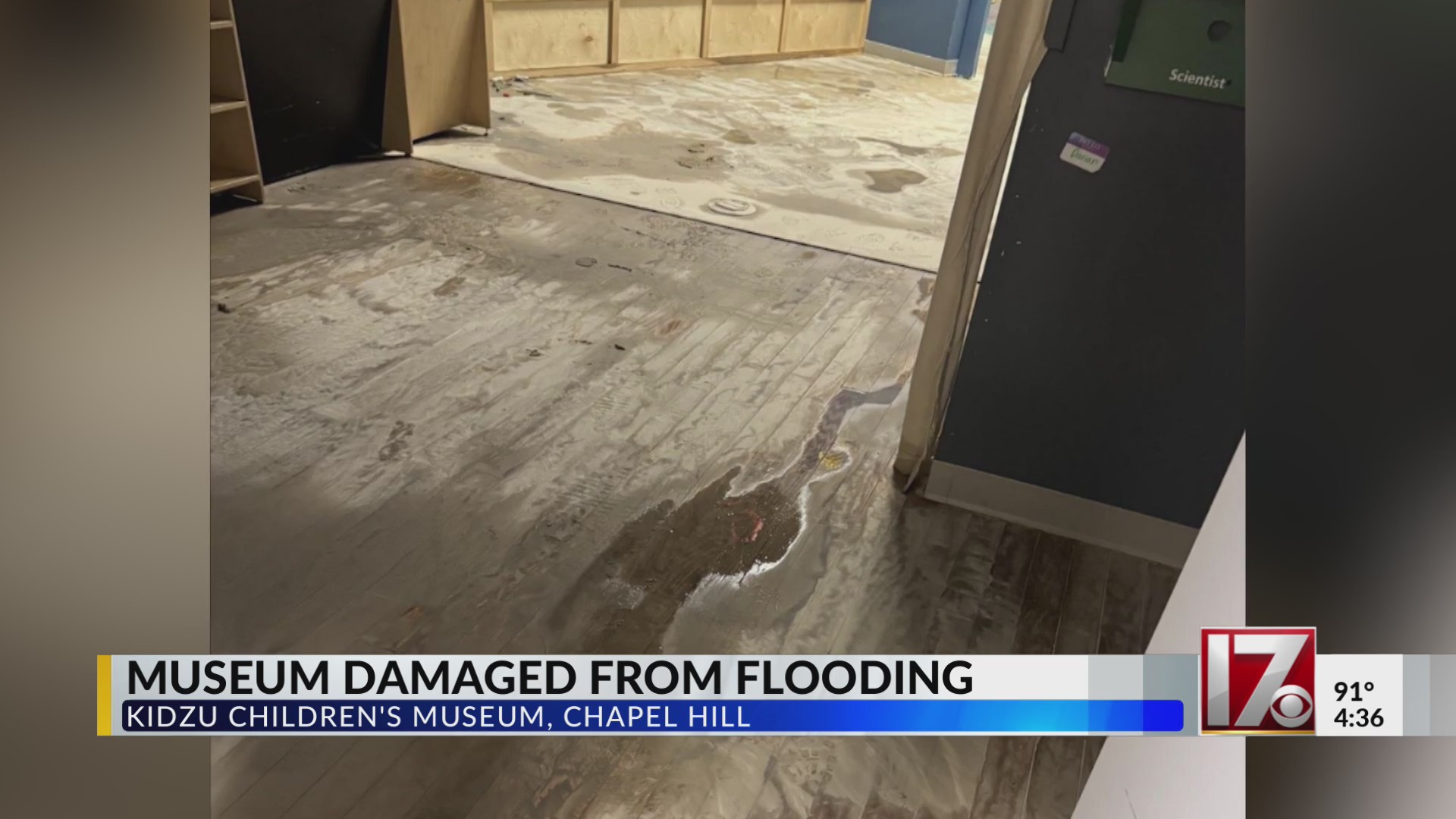 Museum damaged from flooding in Chapel Hill – CBS17.com