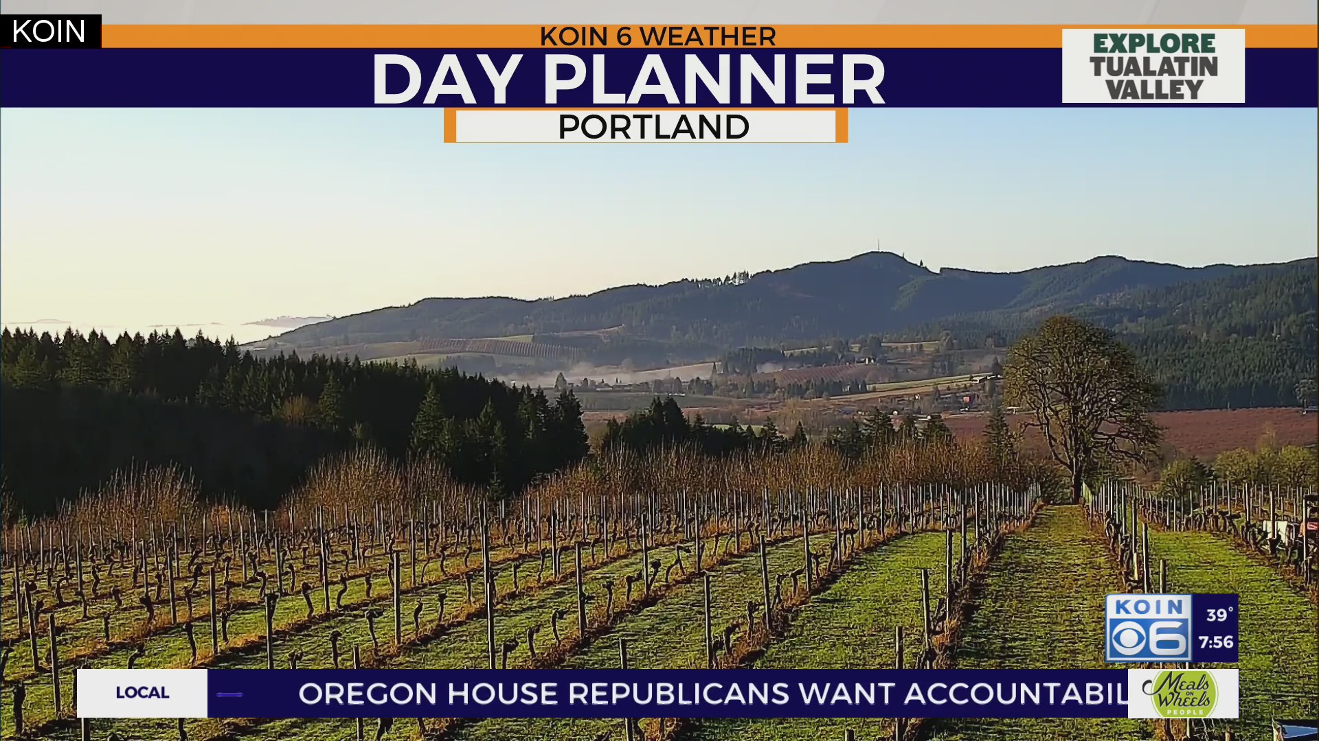 Explore Tualatin Valley weather cam – KOIN.com