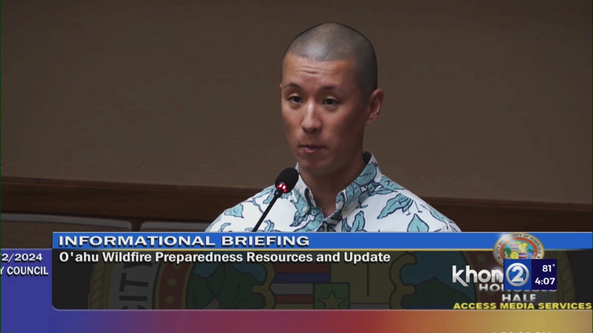 City Council updates Oahu’s wildfire risk and preparedness – KHON2