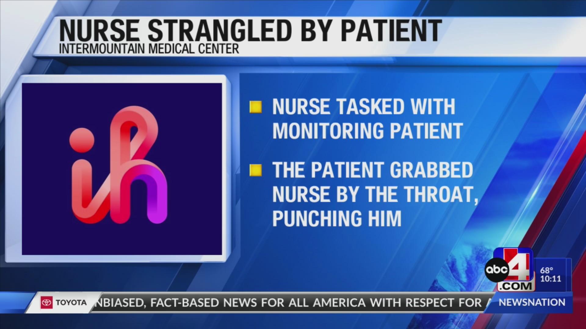Patient charged after strangling CNA – ABC4 Utah