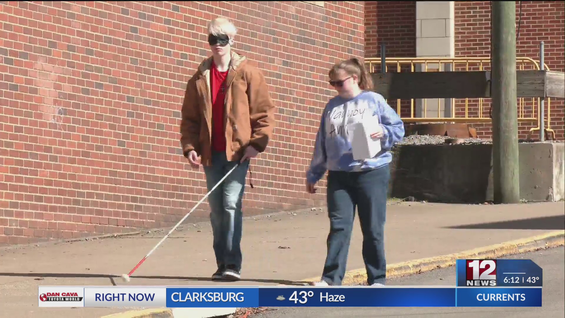 Blind and visually impaired students participate in ‘Cane Quest’ – WBOY.com