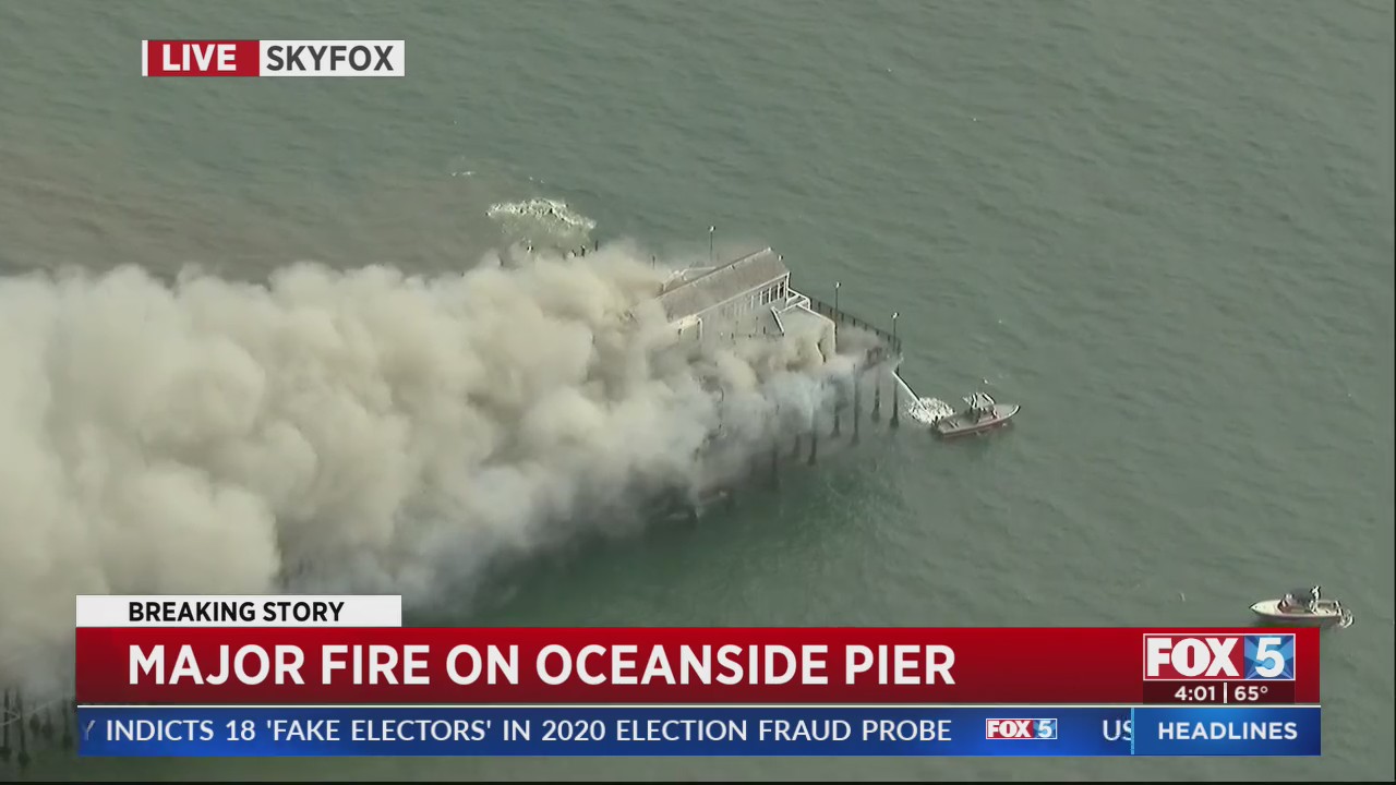 Major fire on Oceanside Pier – FOX 5 San Diego & KUSI News