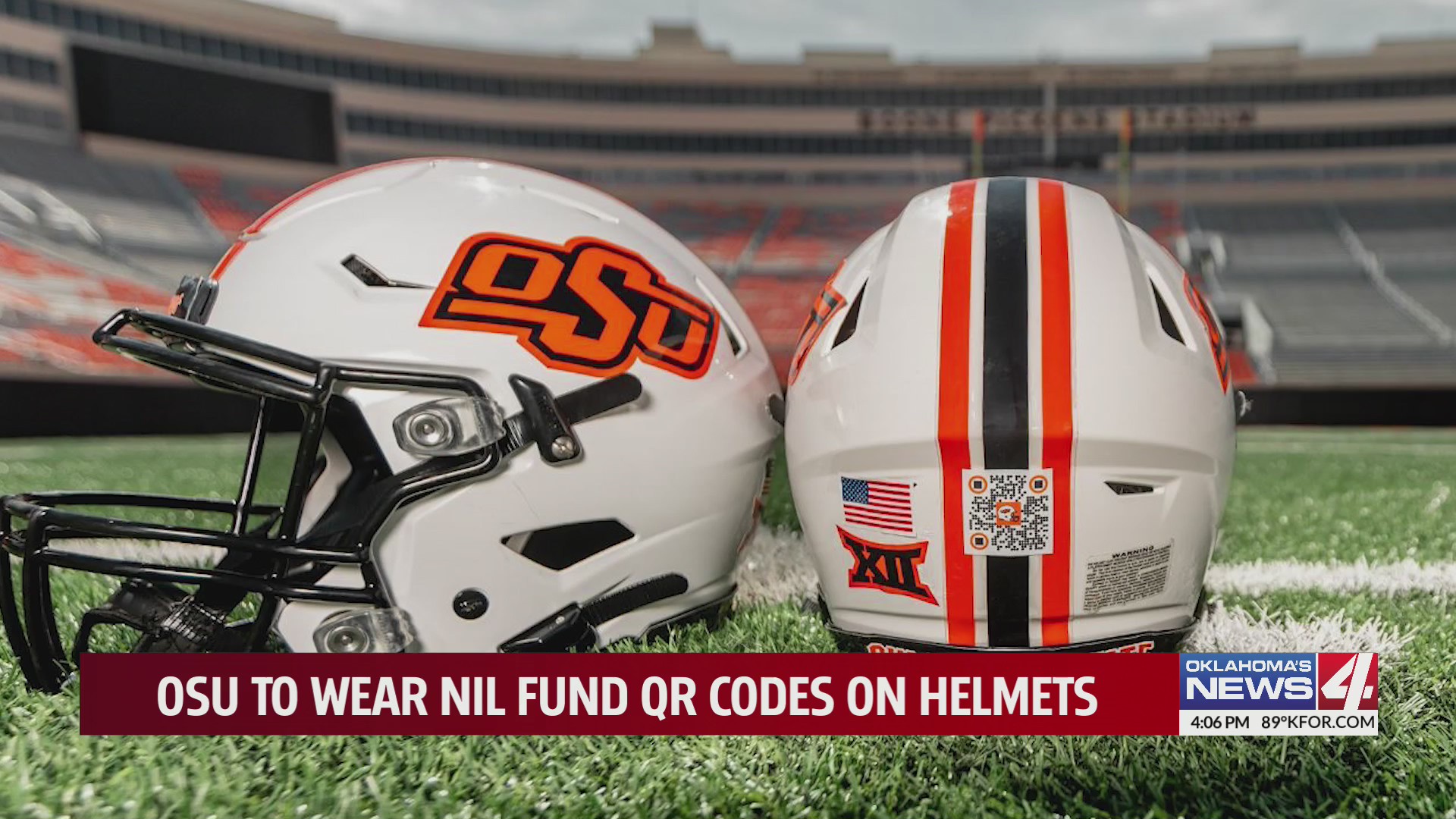 OSU to wear NIL fund QR codes on helmets – CBS 42