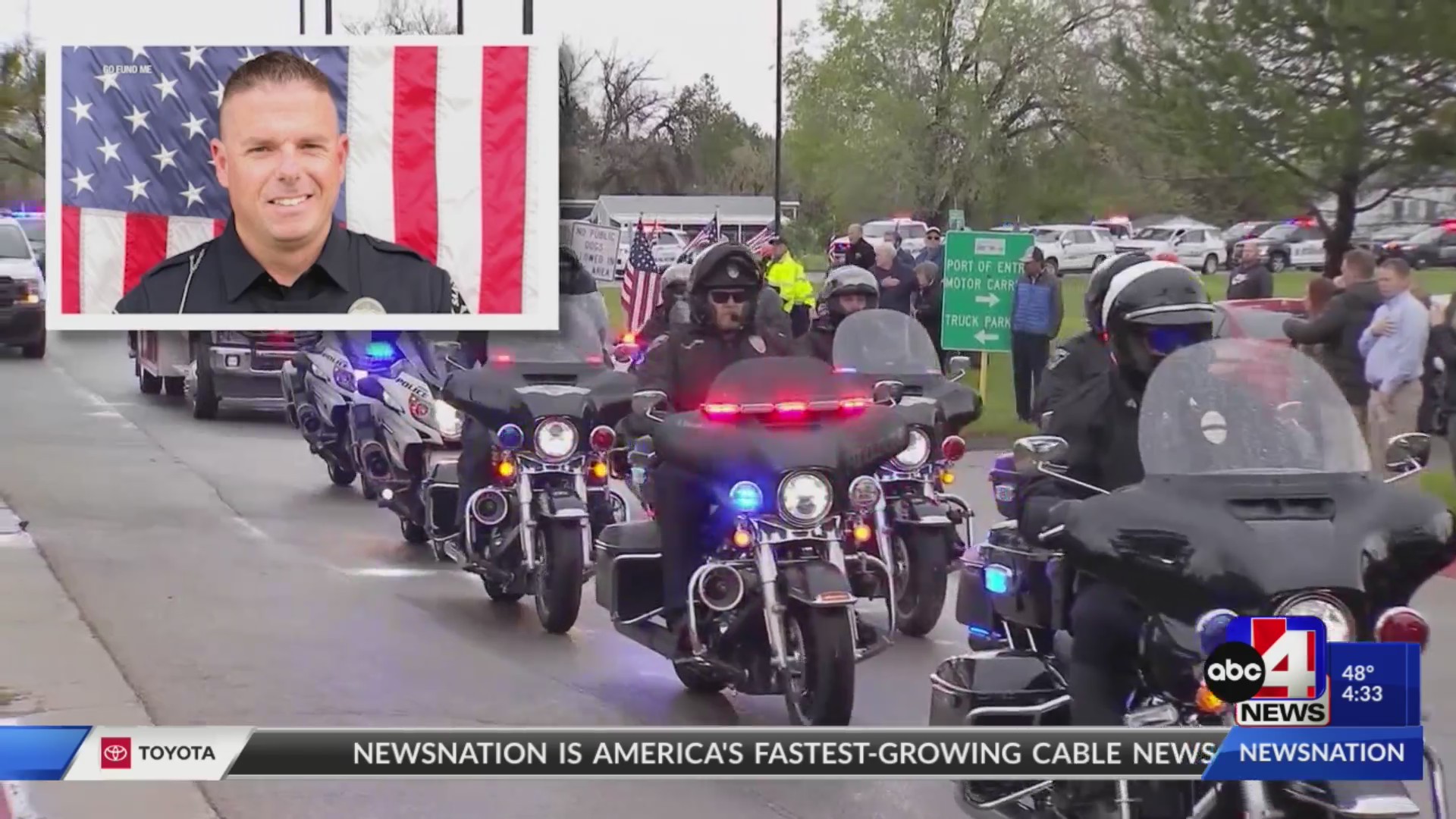 The 1033 Foundation donates to fallen officer Sgt. Hooser’s family ...